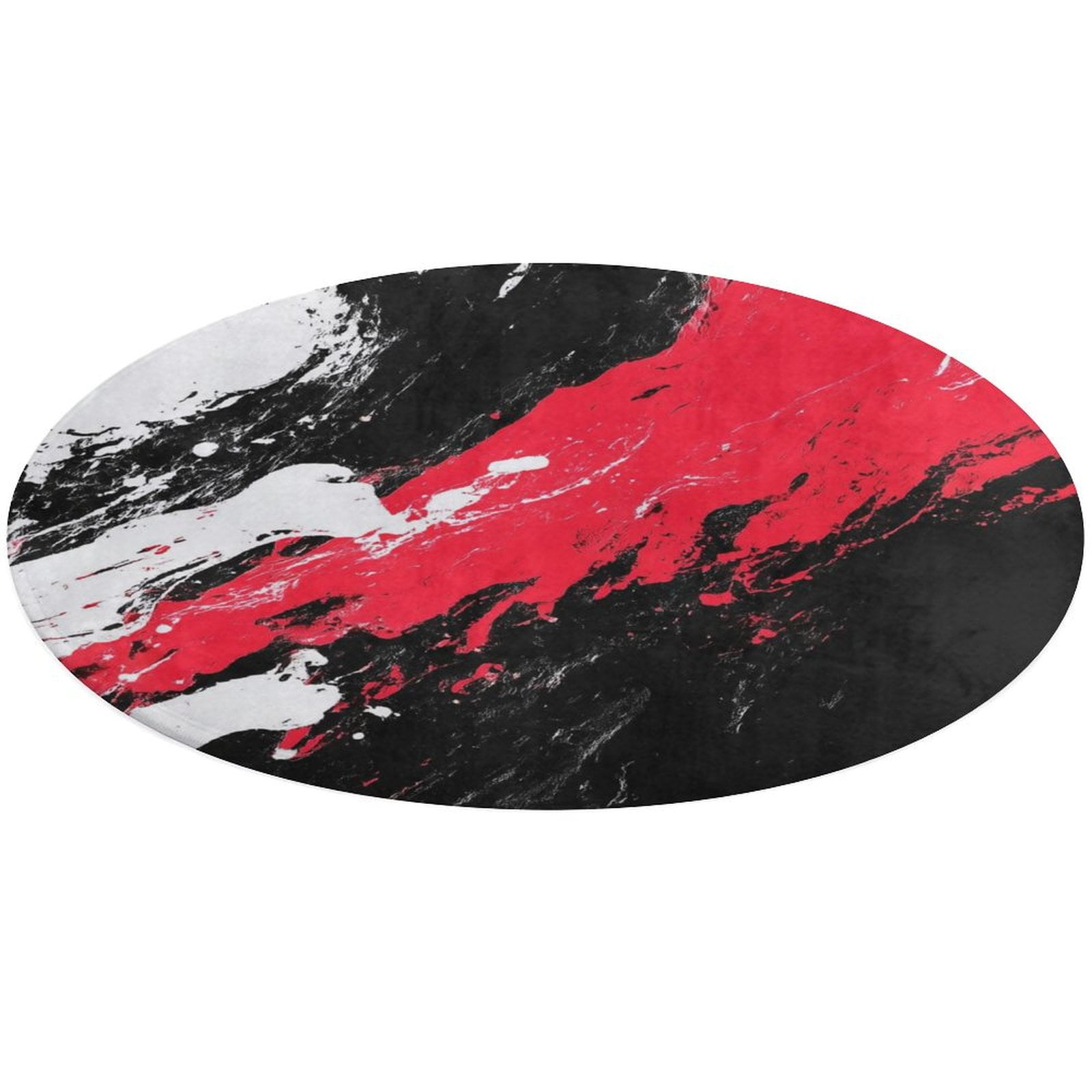 Circular Carpet Floor Mat Marble Texture Living Room Sofa Room Bed Rug ...