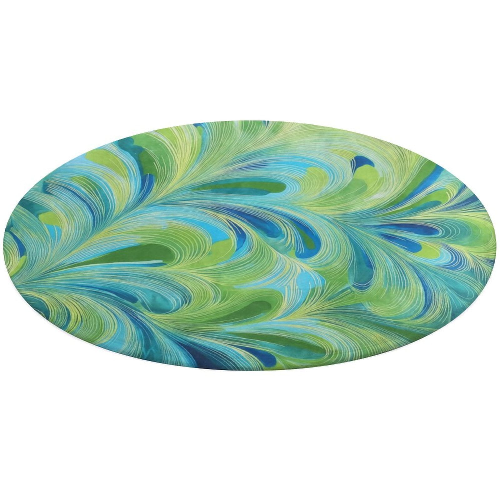 Circular Carpet Floor Mat Marble Texture Living Room Sofa Room Bed Rug ...