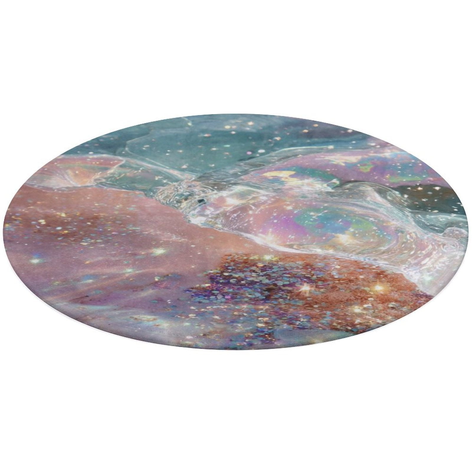 Circular Carpet Floor Mat Marble Texture Living Room Sofa Room Bed Rug ...