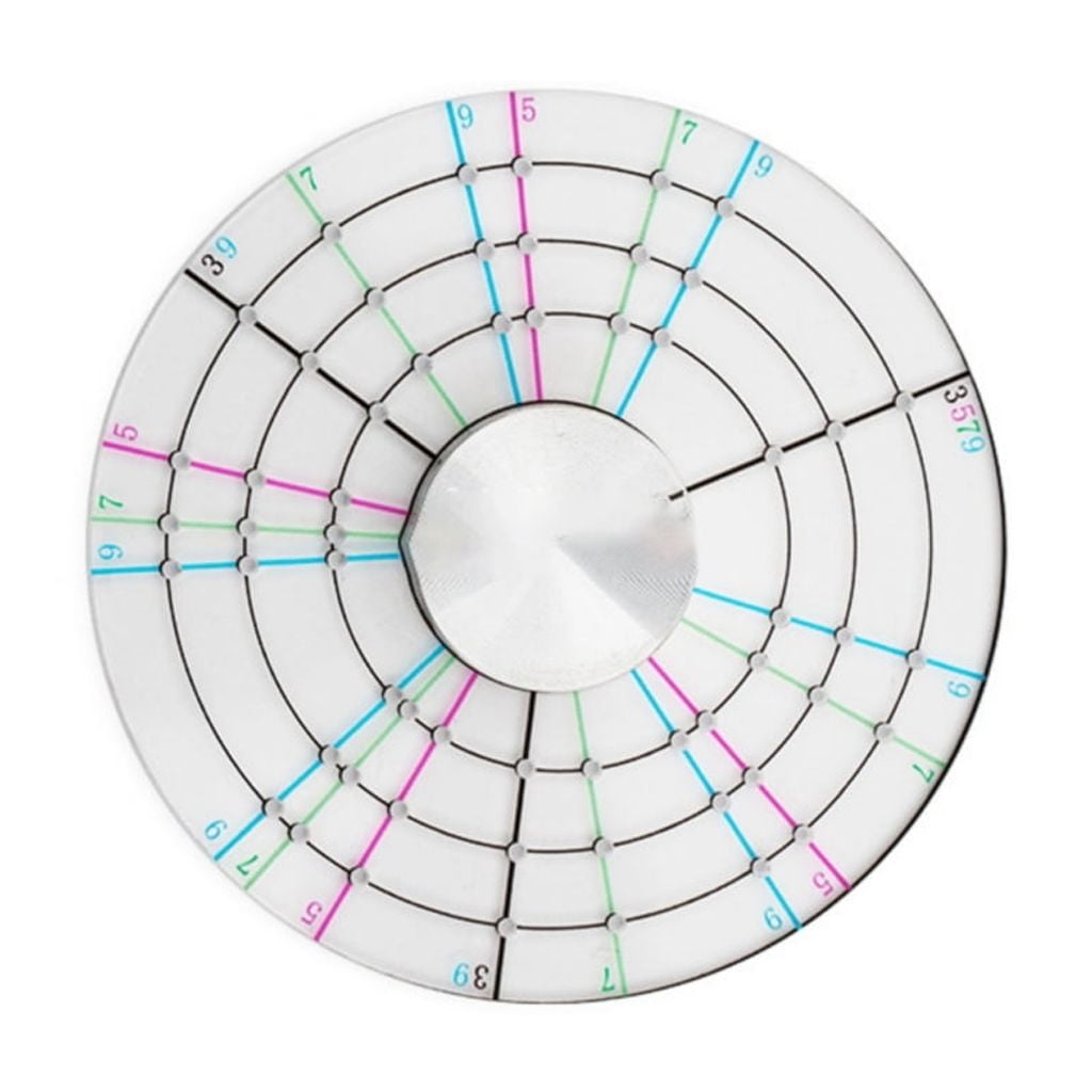 Circular Divider Pottery Supplies Acrylic Ceramic Round Divider ...