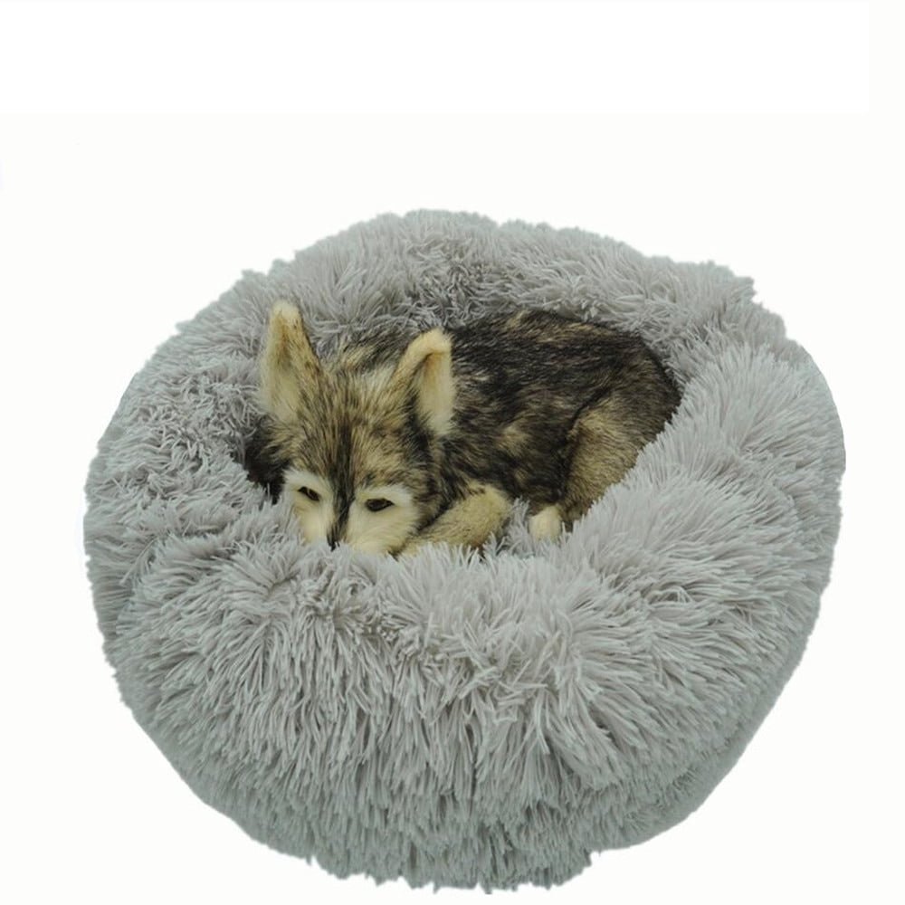 Circular Dog Bed Pet Sleeping Plush - Walmart.com