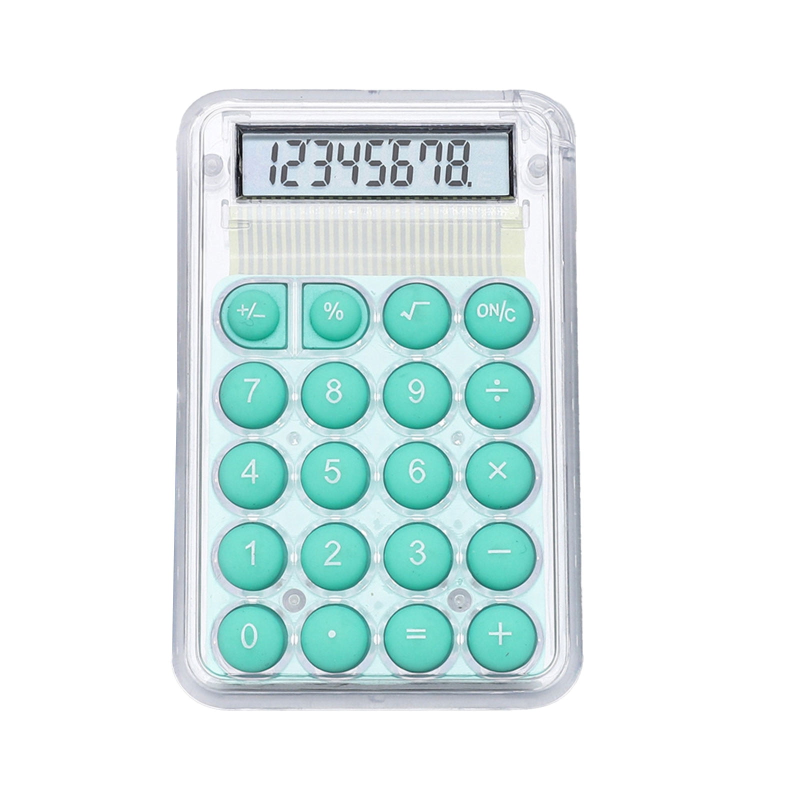 Circular Dots Desktop Calculator 8 Digit With Large LCD Display And ...