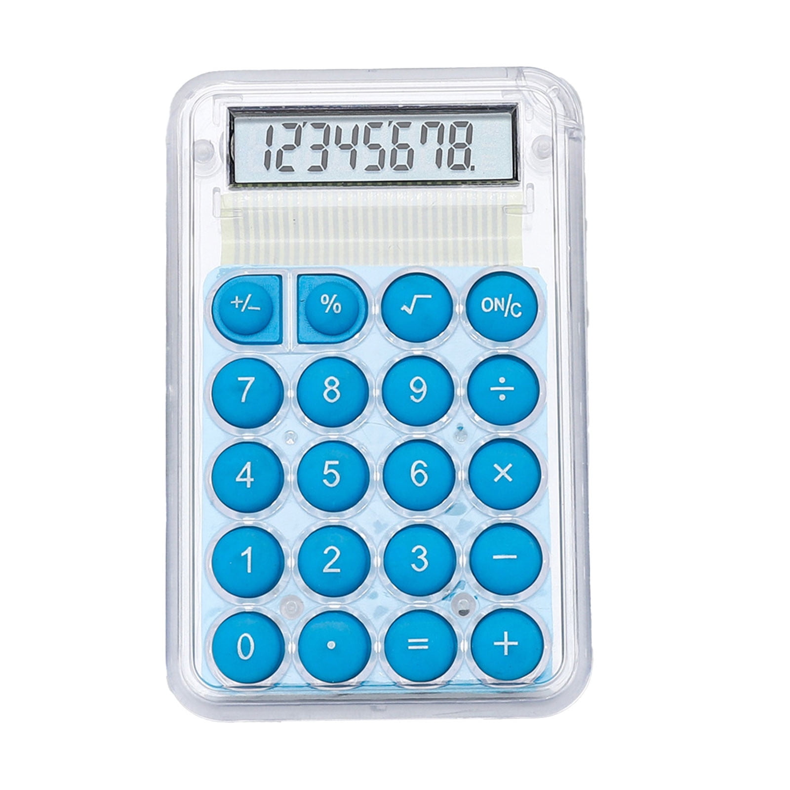 Circular Dots Desktop Calculator 8 Digit With Large LCD Display And ...