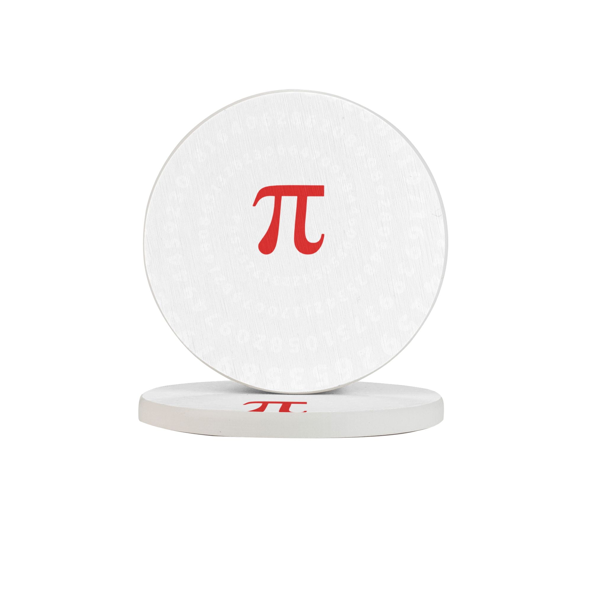 Circular Drink Coasters Set Funny Pi Spiral Circumference Mathematics ...