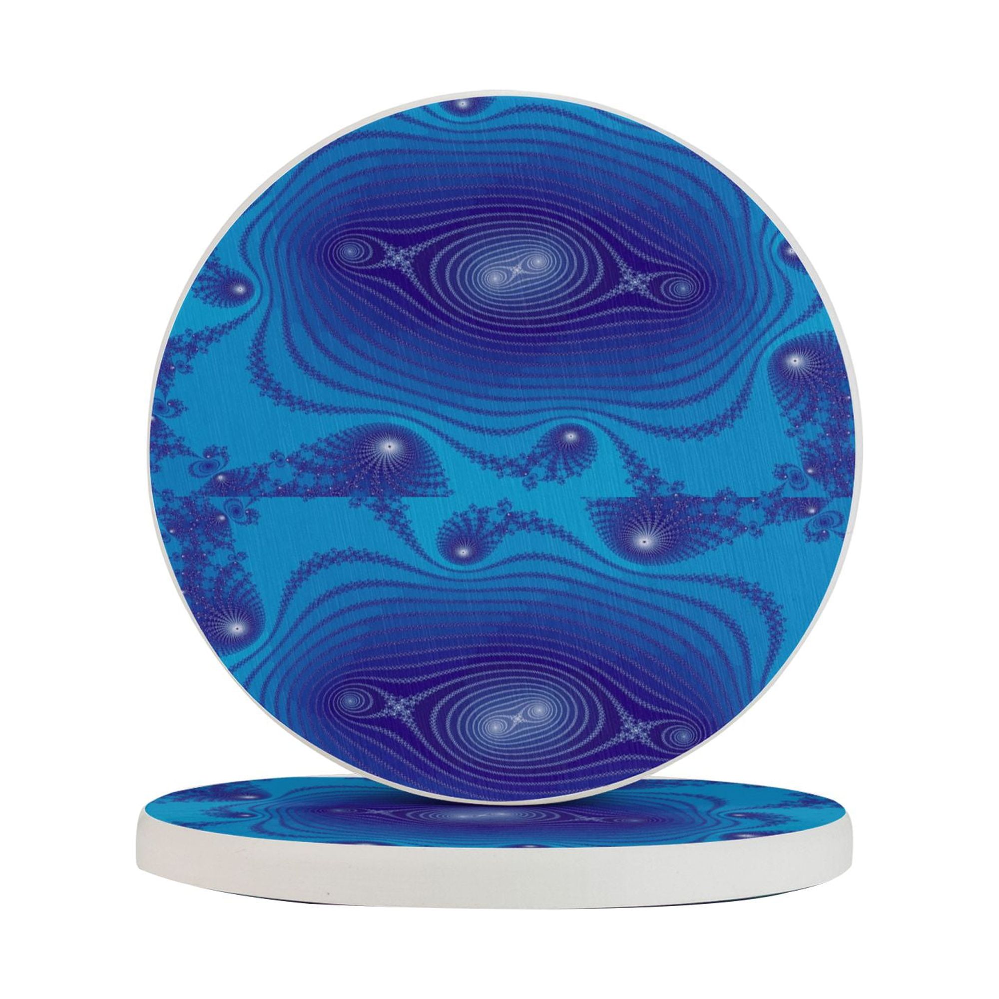 Circular Drink Coasters Set Water-Rings- Beautiful Home Decor Diatomite ...