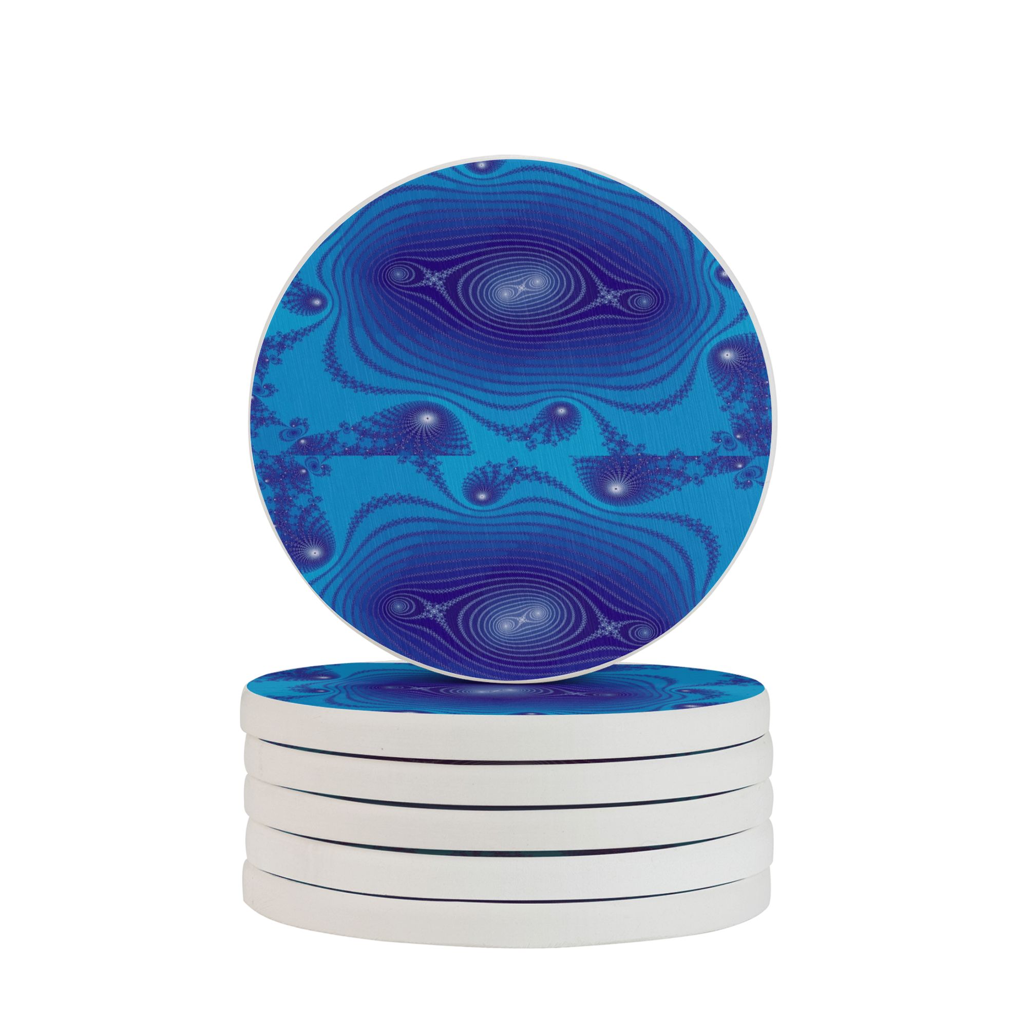 Circular Drink Coasters Set Water-Rings- Beautiful Home Decor Diatomite ...