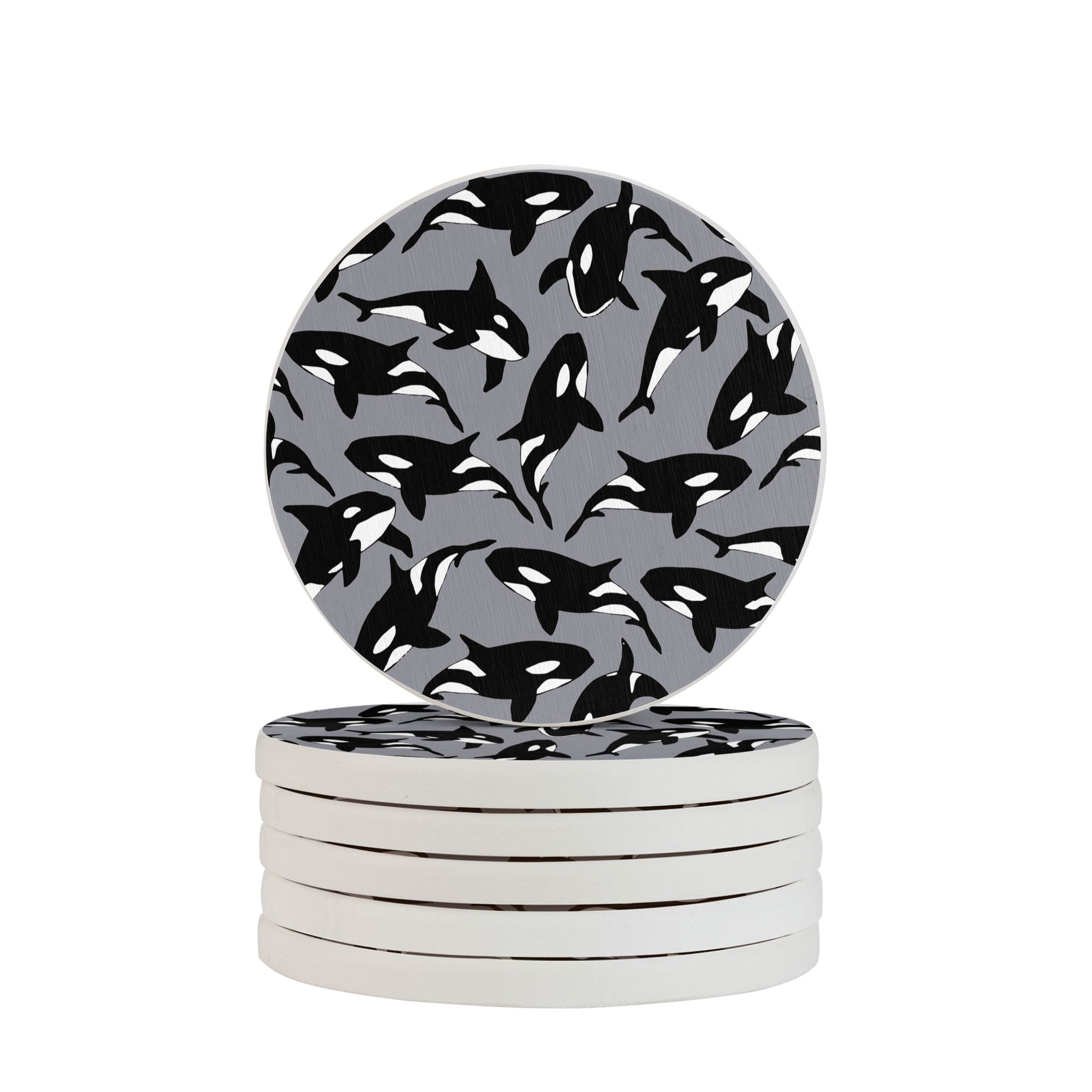 Circular Drink Coasters Set Winter Joy Cardinals Beautiful Home Decor ...