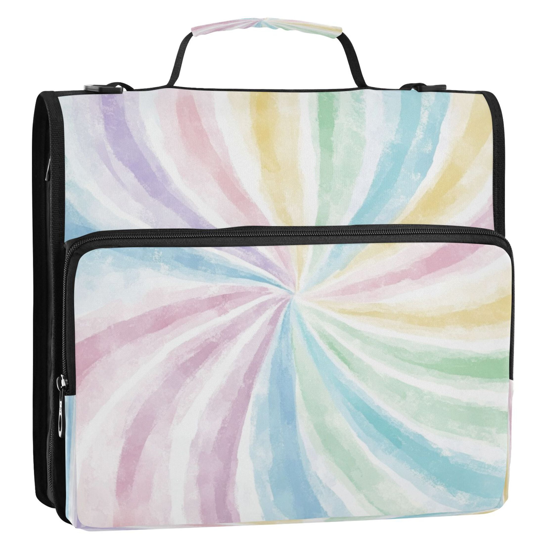 Circular Folder Package 13.6*3.5*12.4 Inches ,Binder Bag，Binder Organizer，Zipper Binder，3 Ring ...