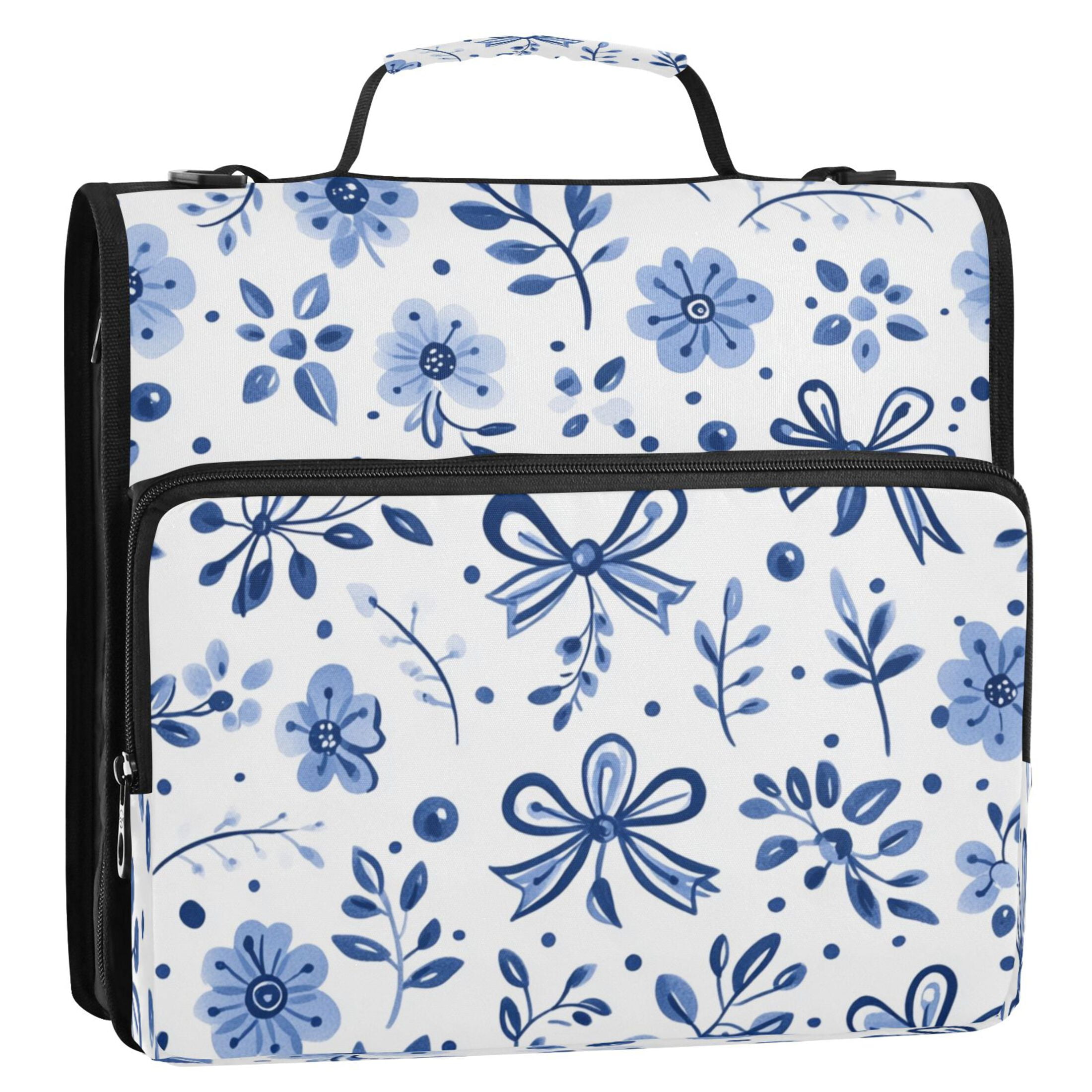 Circular Folder Package 13.6*3.5*12.4 Inches ,Binder Bag，Binder Organizer，Zipper Binder，3 Ring ...