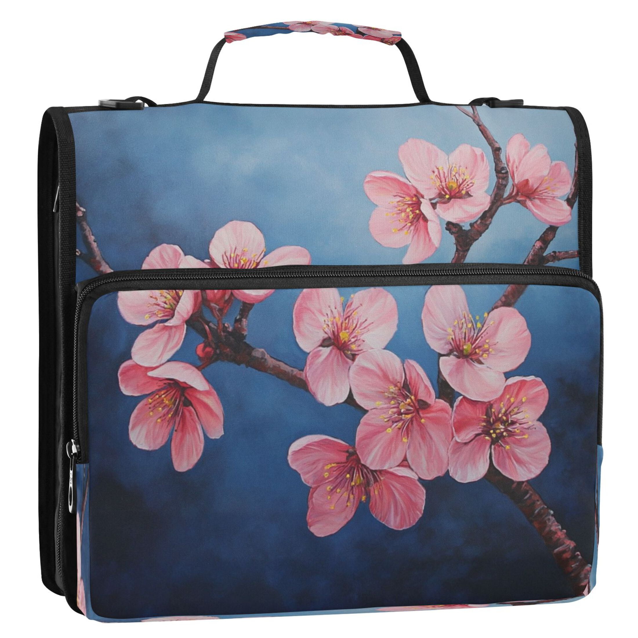 Circular Folder Package 13.6*3.5*12.4 Inches ,Binder Bag，Binder Organizer，Zipper Binder，3 Ring ...