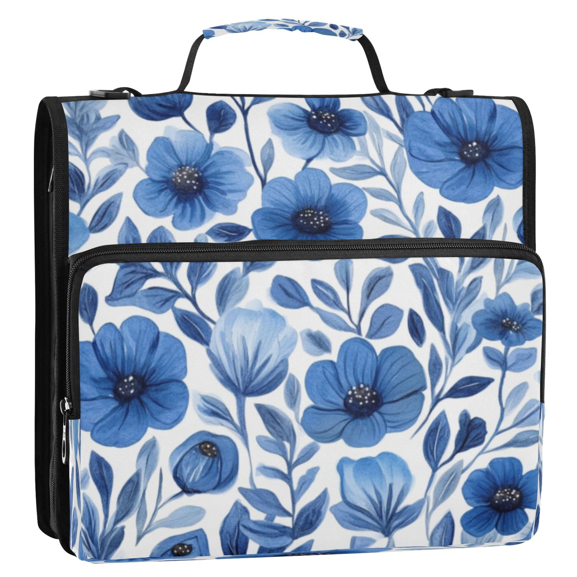 Circular Folder Package 13.6*3.5*12.4 Inches ,Binder Bag，Binder Organizer，Zipper Binder，3 Ring ...