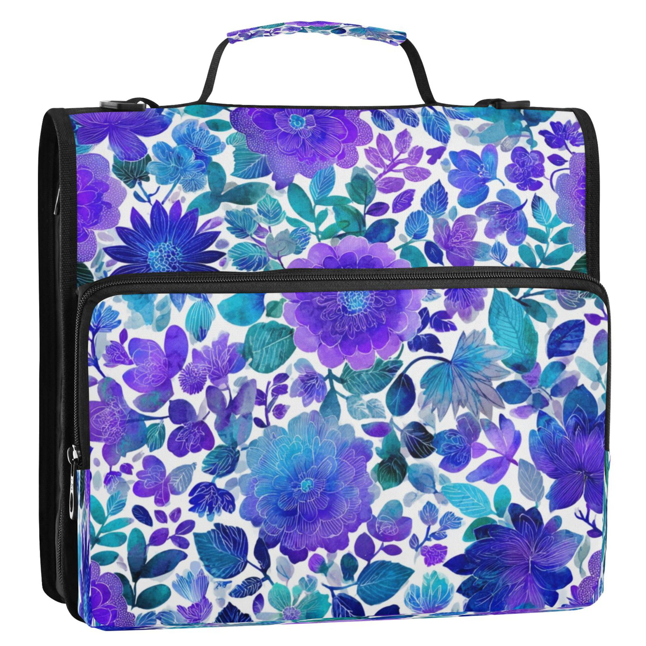 Circular Folder Package 13.6*3.5*12.4 Inches ,Binder Bag，Binder Organizer，Zipper Binder，3 Ring ...