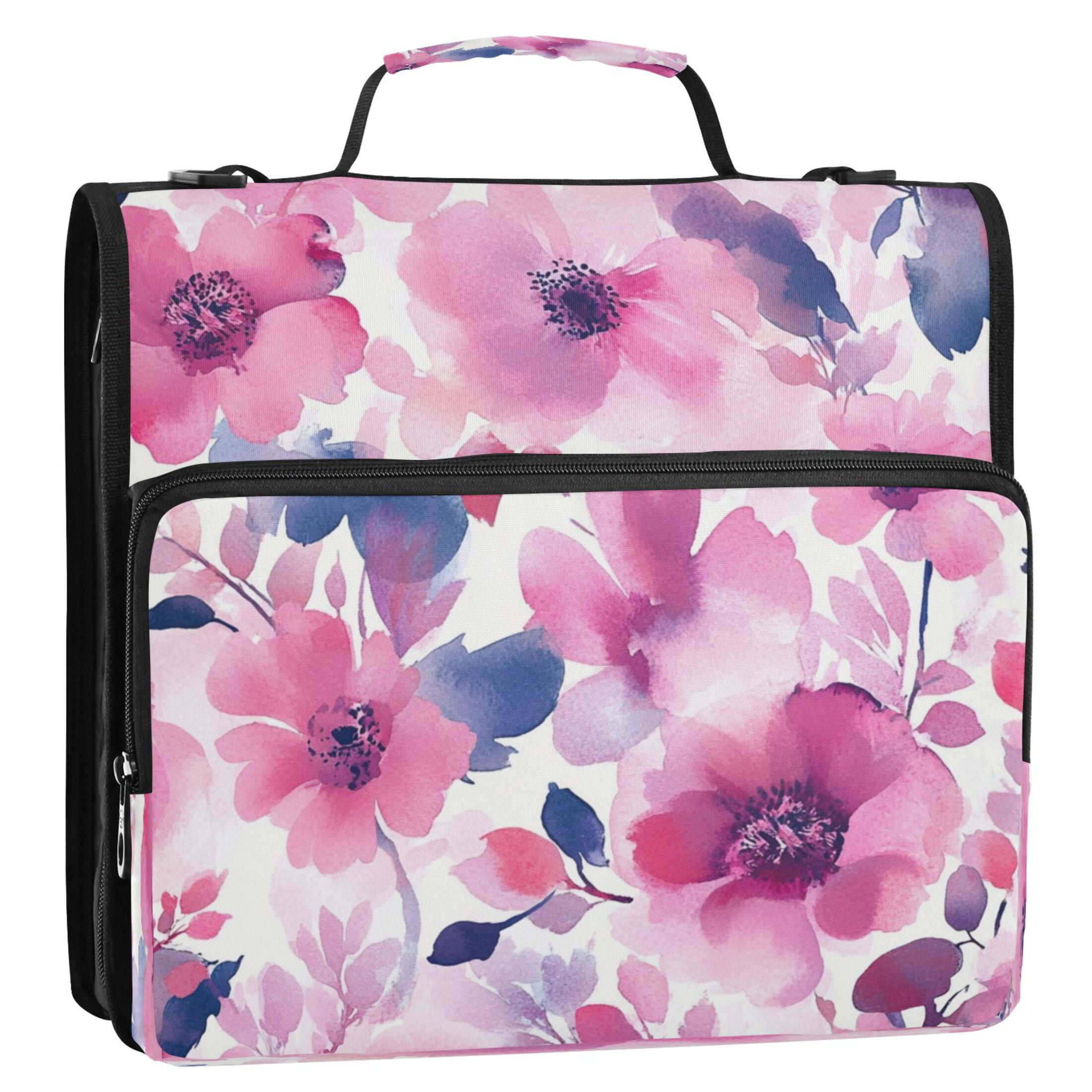 Circular Folder Package 13.6*3.5*12.4 Inches ,Binder Bag，Binder Organizer，Zipper Binder，3 Ring ...