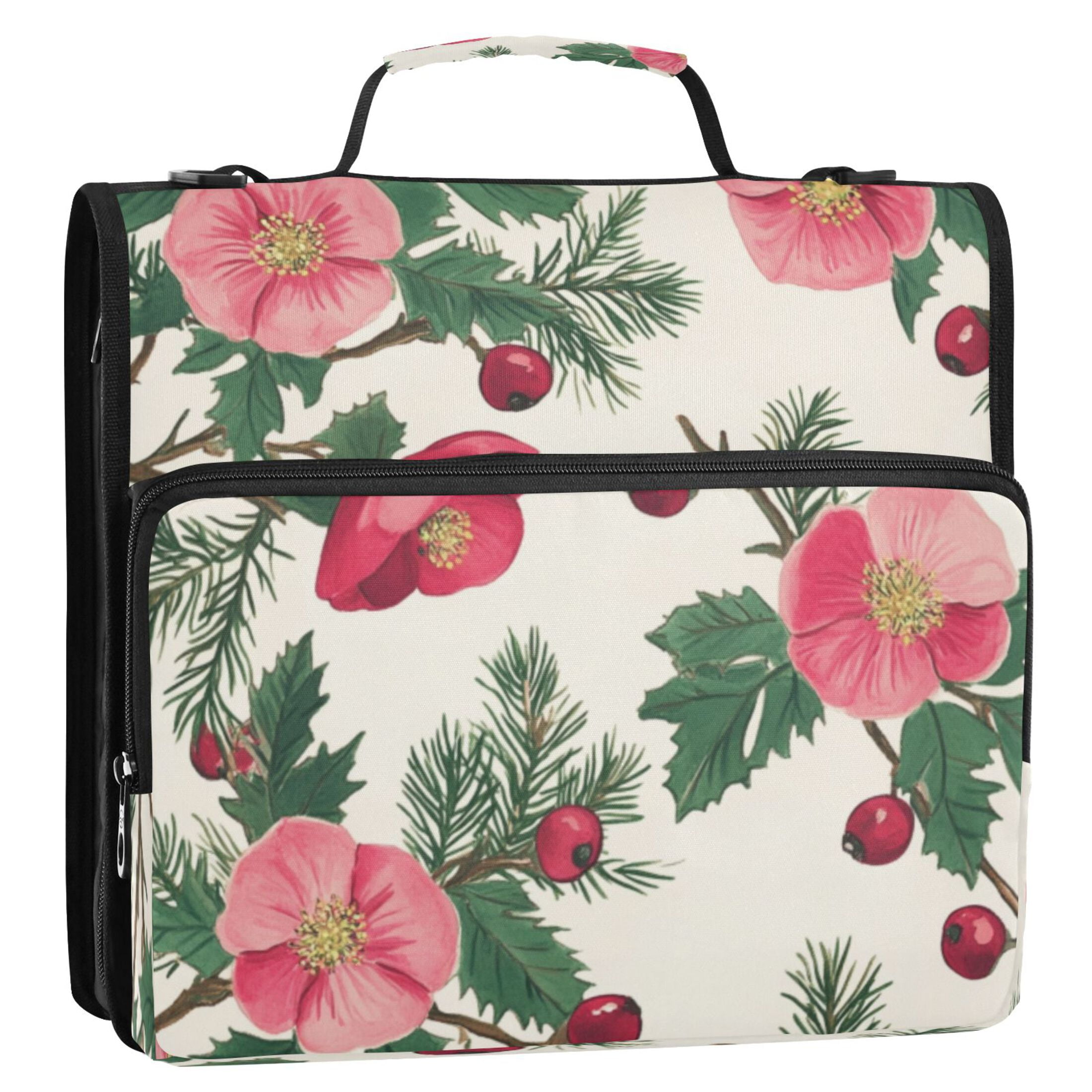 Circular Folder Package 13.6*3.5*12.4 Inches ,Binder Bag，Binder Organizer，Zipper Binder，3 Ring ...