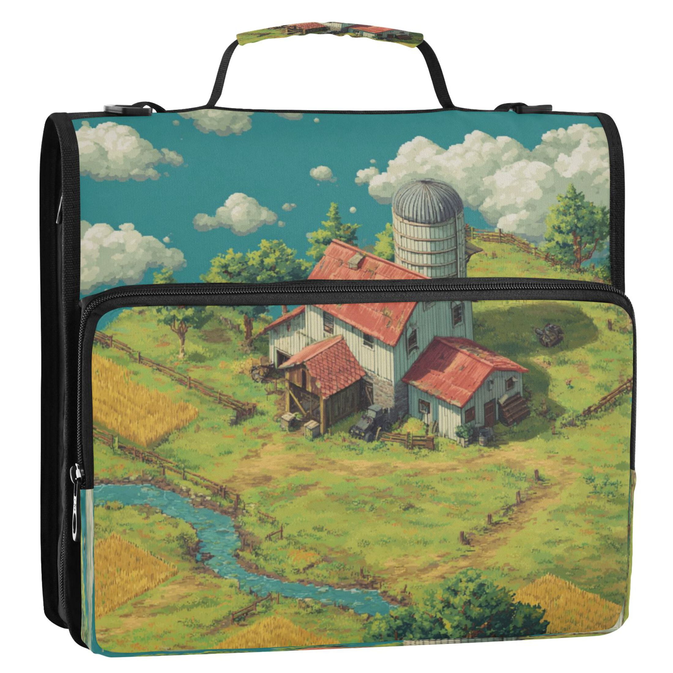 Circular Folder Package 13.6*3.5*12.4 Inches ,Binder Bag，Binder ...