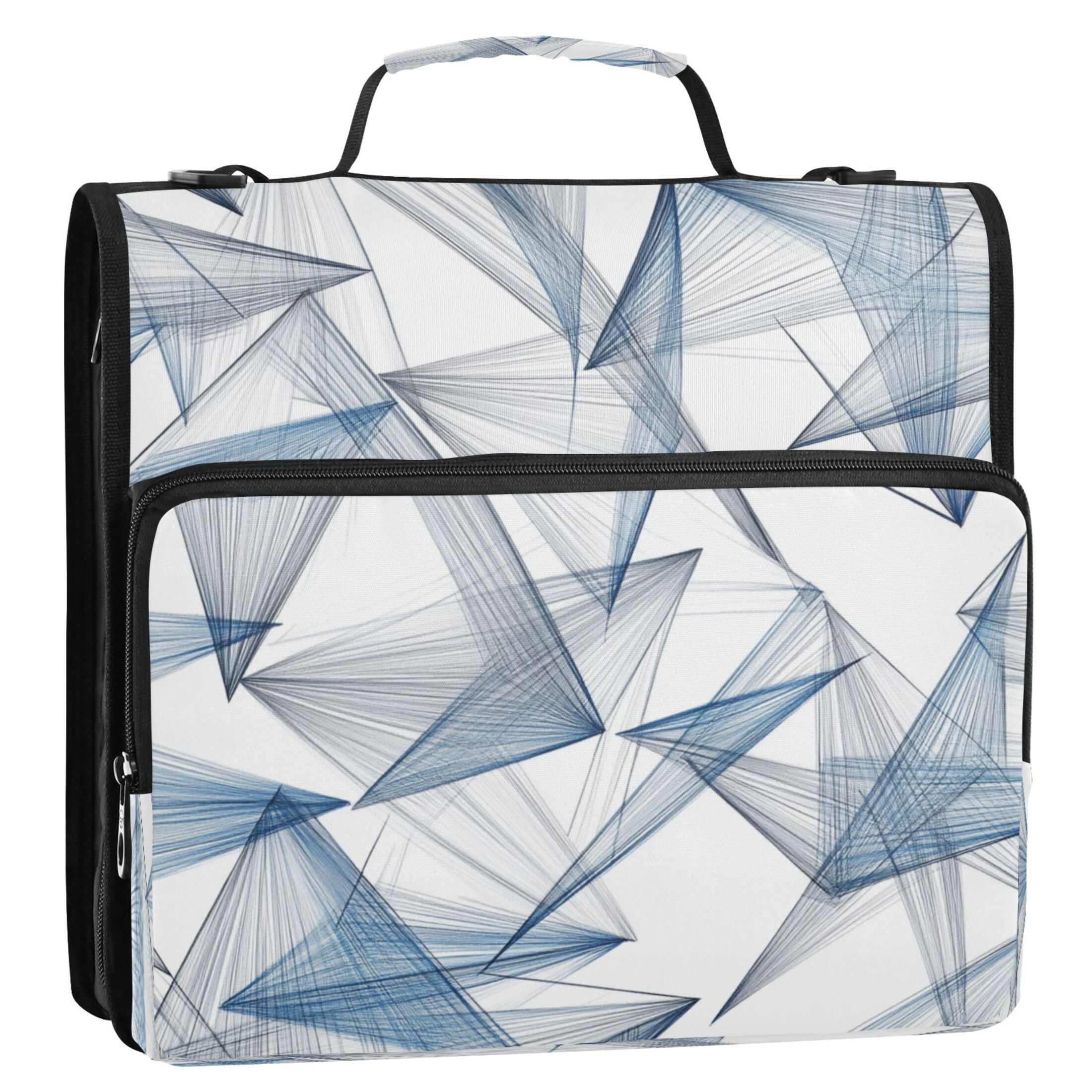 Circular Folder Package 13.6*3.5*12.4 Inches ,Binder Bag，Binder Organizer，Zipper Binder，3 Ring ...