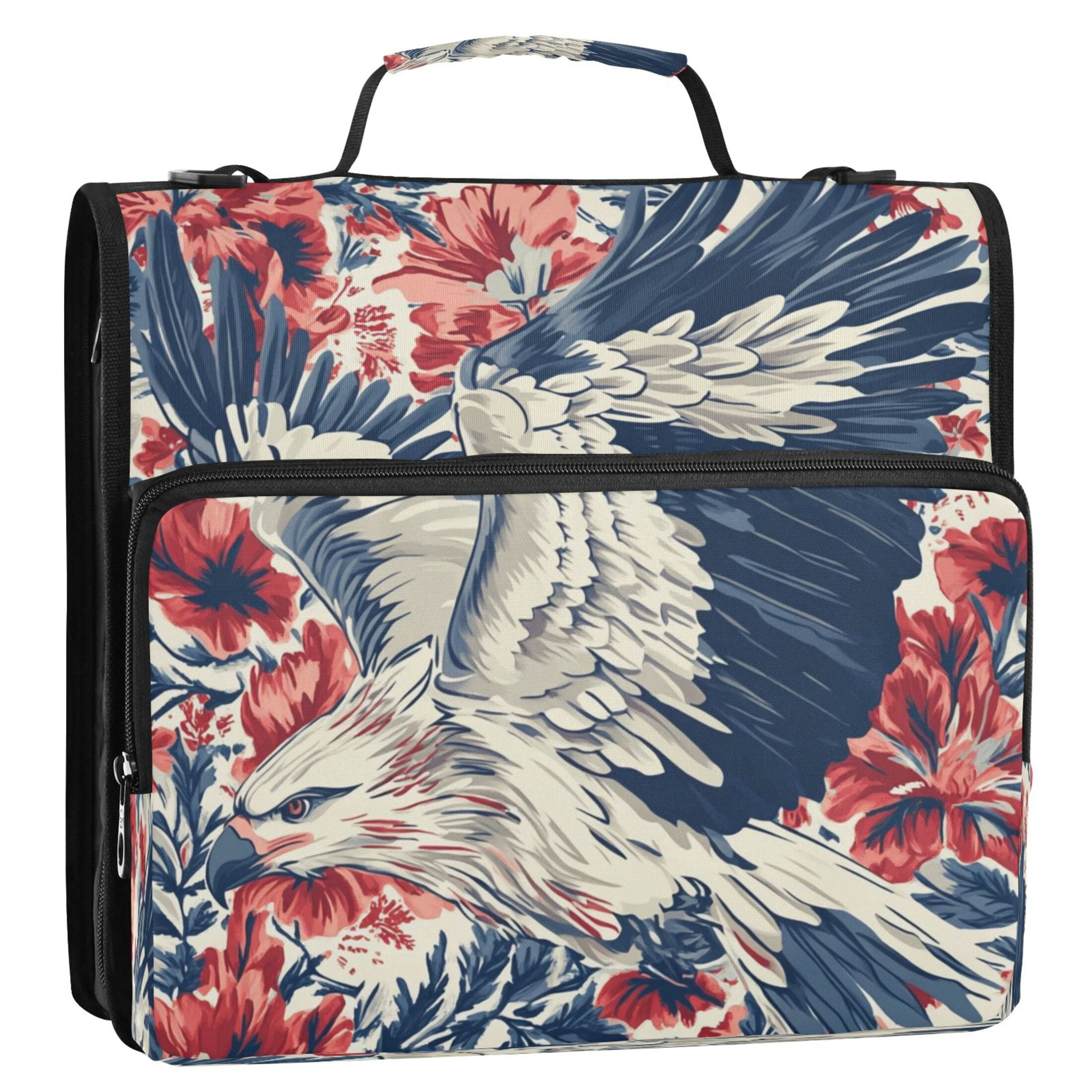 Circular Folder Package 13.6*3.5*12.4 Inches ,Binder Bag，Binder Organizer，Zipper Binder，3 Ring ...