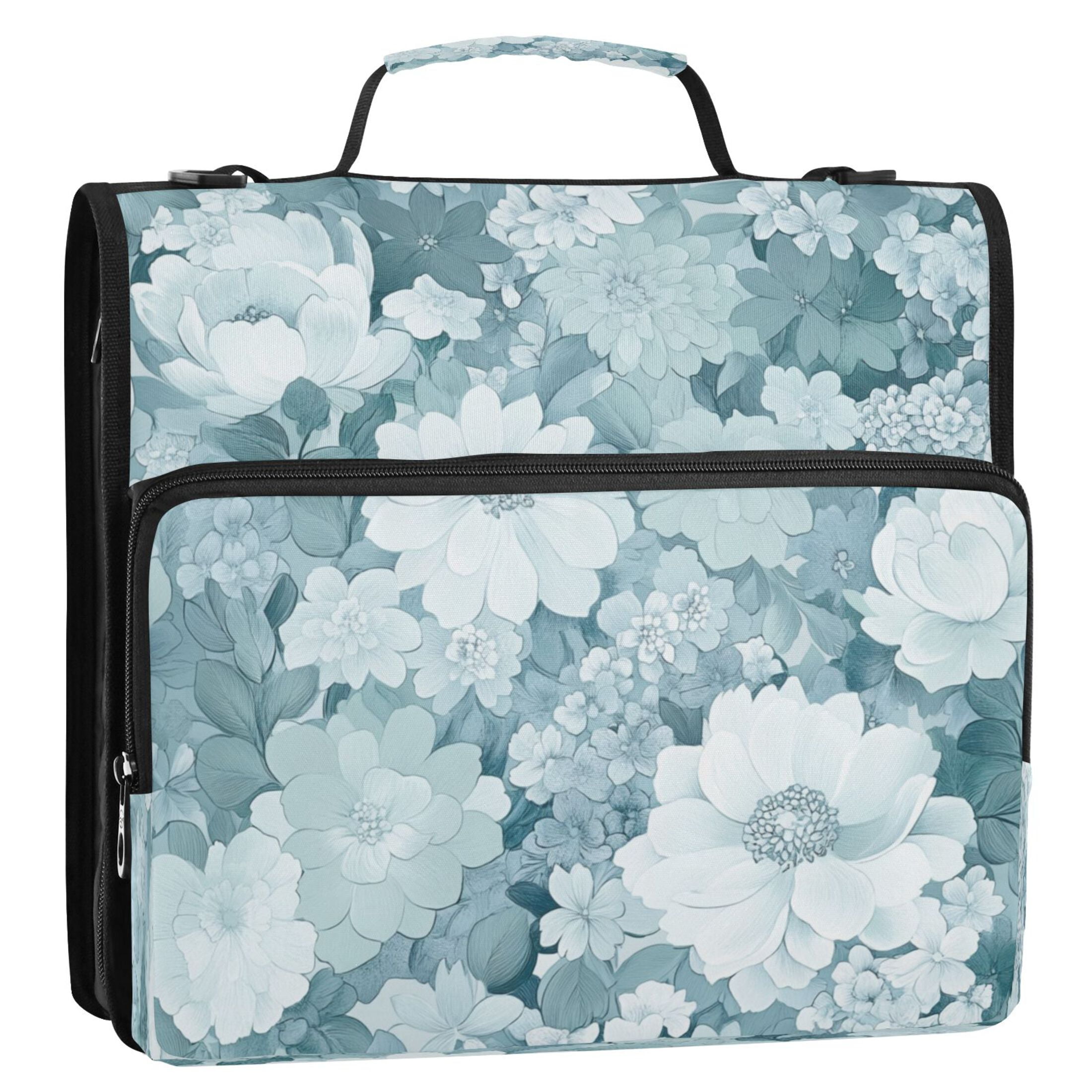 Circular Folder Package 13.6*3.5*12.4 Inches ,Binder Bag，Binder Organizer，Zipper Binder，3 Ring ...