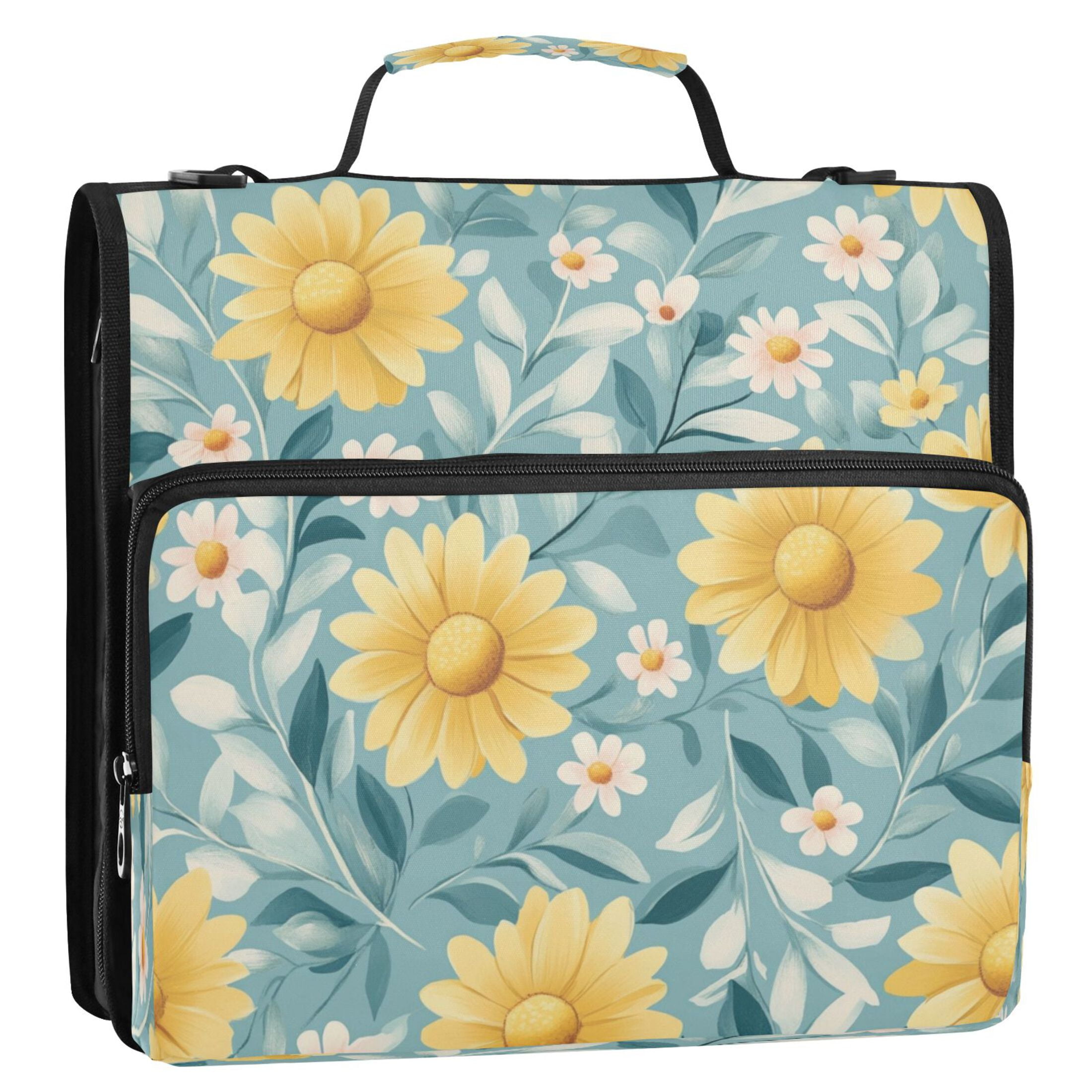 Circular Folder Package 13.6*3.5*12.4 Inches ,Binder Bag，Binder Organizer，Zipper Binder，3 Ring ...