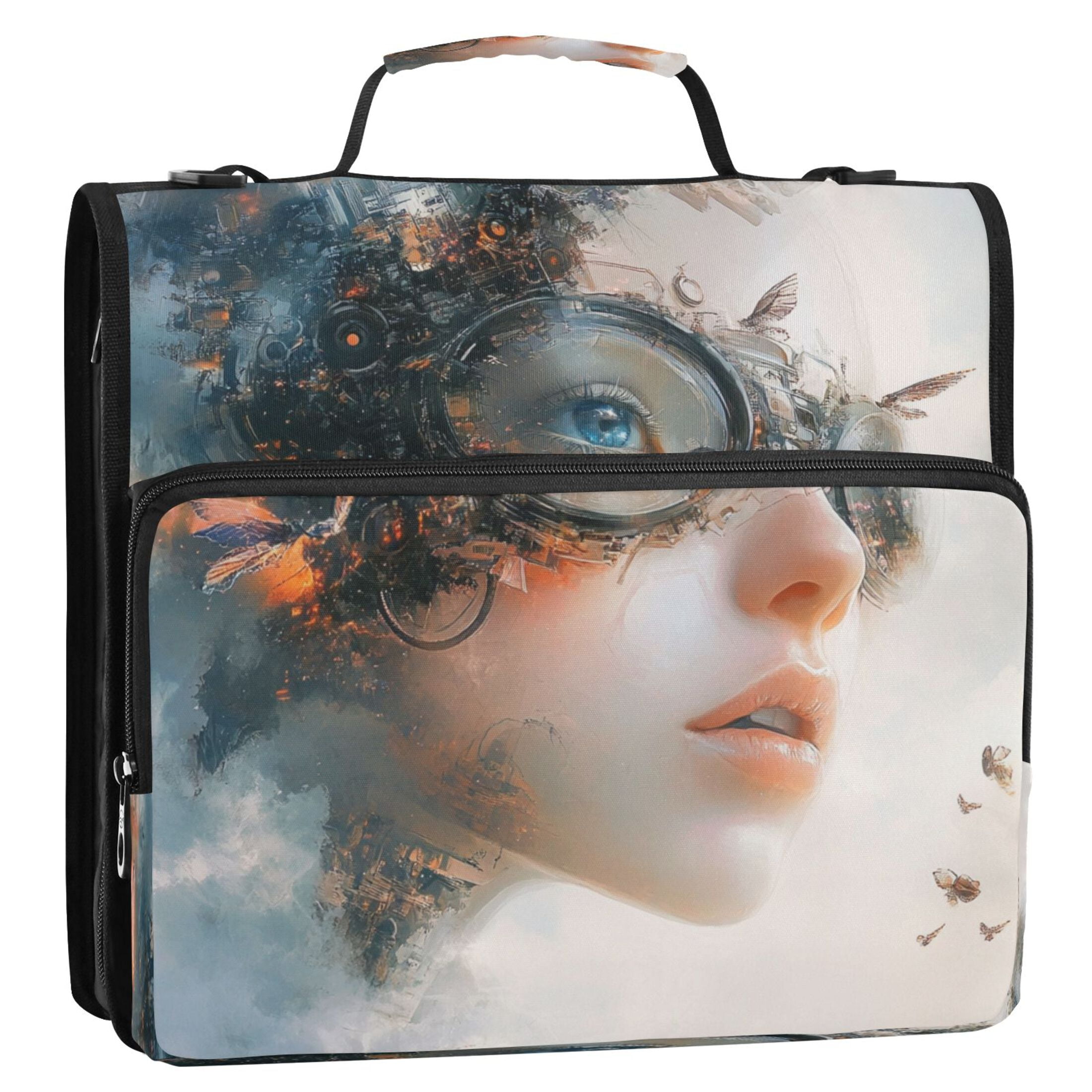 Circular Folder Package 13.6*3.5*12.4 Inches ,Binder Bag，Binder ...