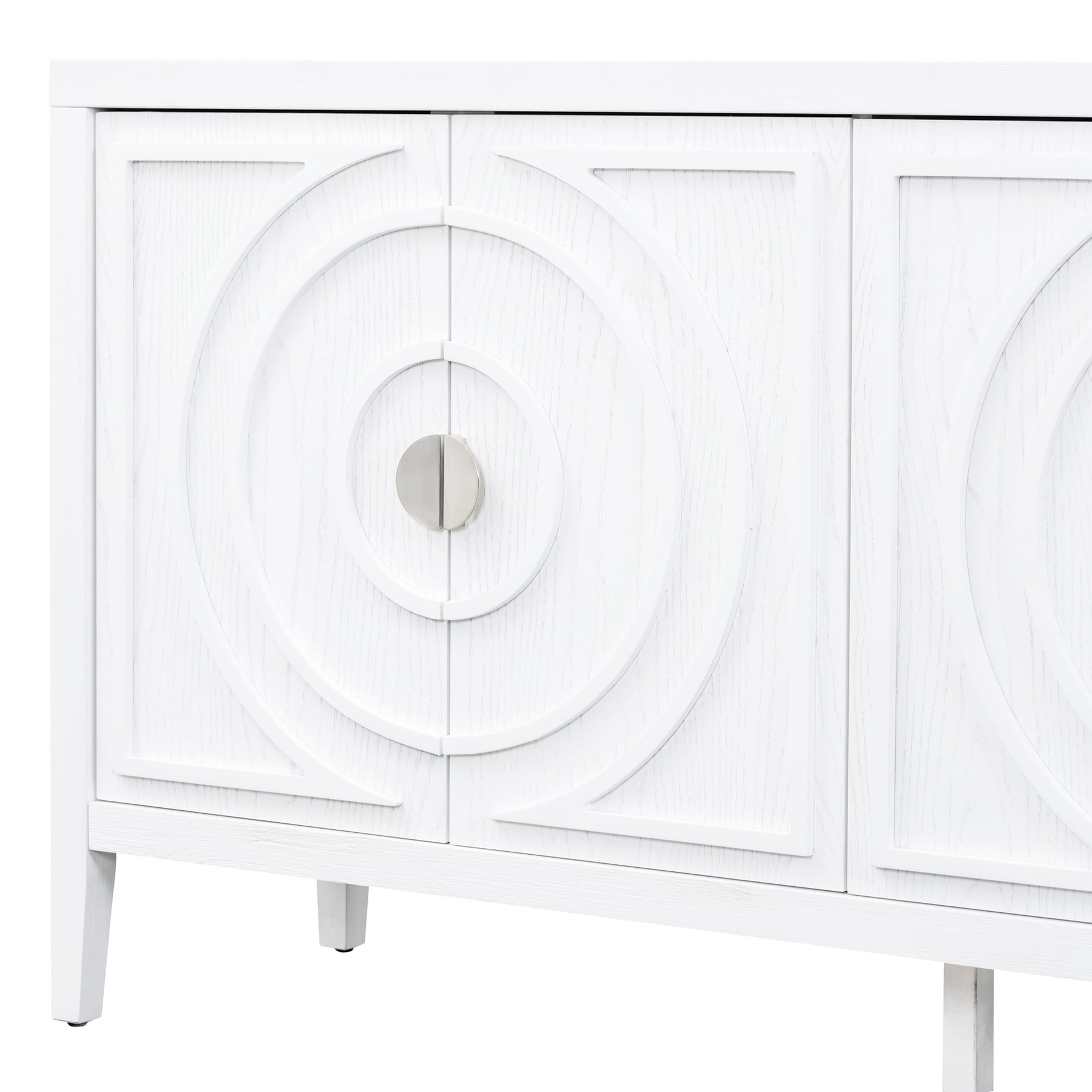 Circular Groove Design Retro Cabinet | Works Well in Entrance and ...