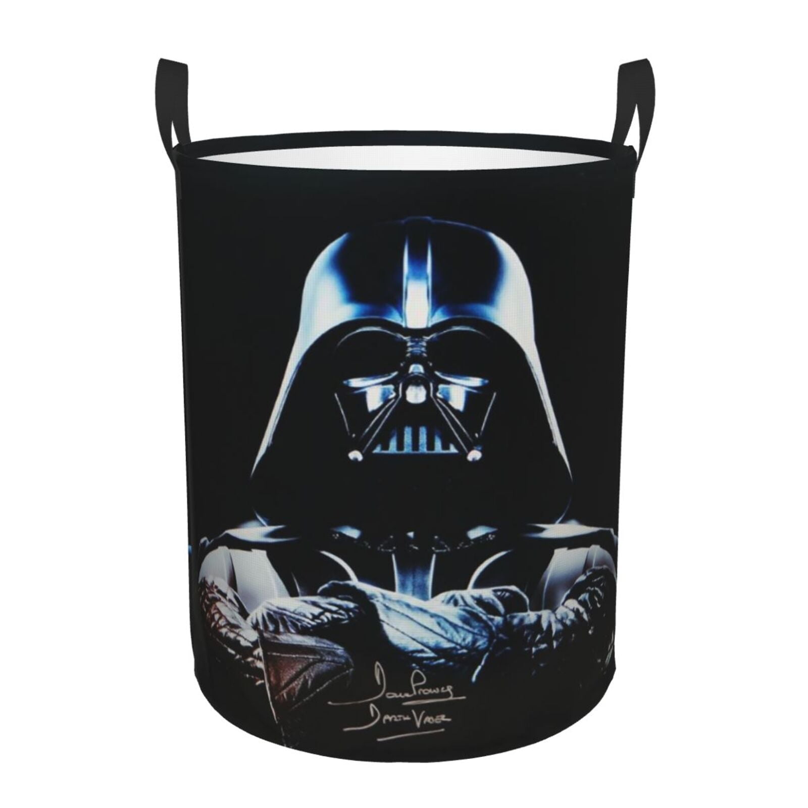 Circular Hamper Darth Vader With Handle Storage Basket Circular Storage ...