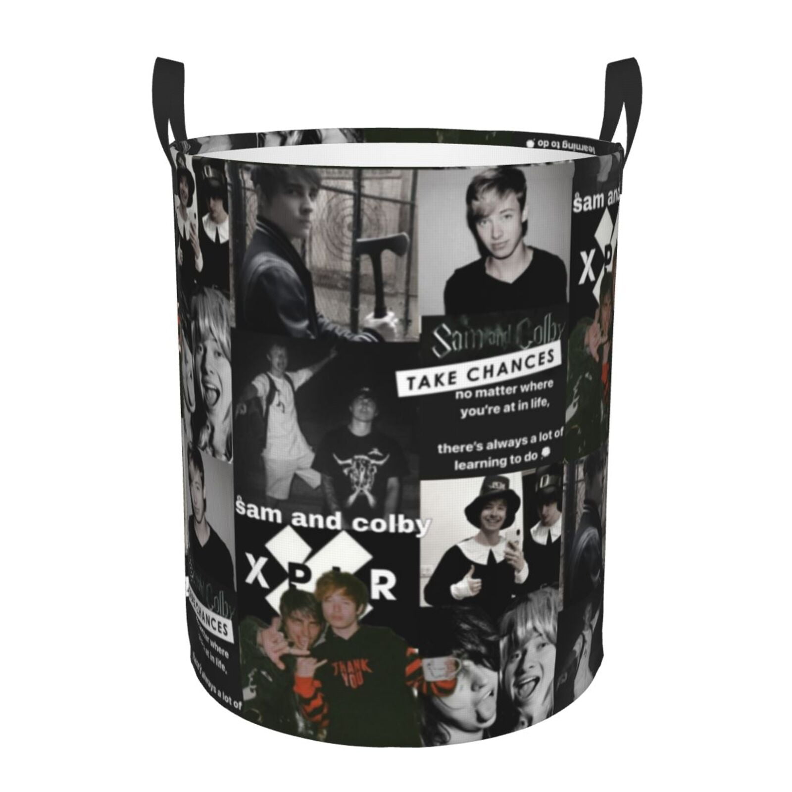 Circular Hamper Sam and Colby XPLR With Handle Storage Basket Circular ...