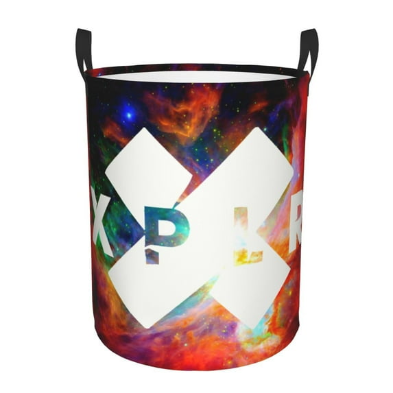 Circular Hamper Sam and Colby XPLR With Handle Storage Basket Circular ...