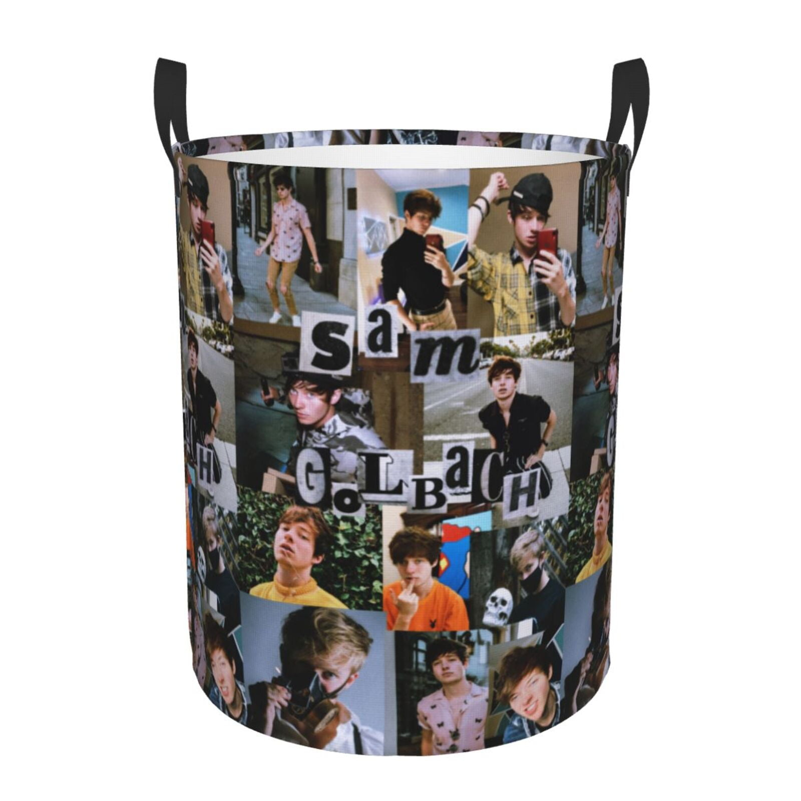 Circular Hamper Sam and Colby XPLR With Handle Storage Basket Circular ...