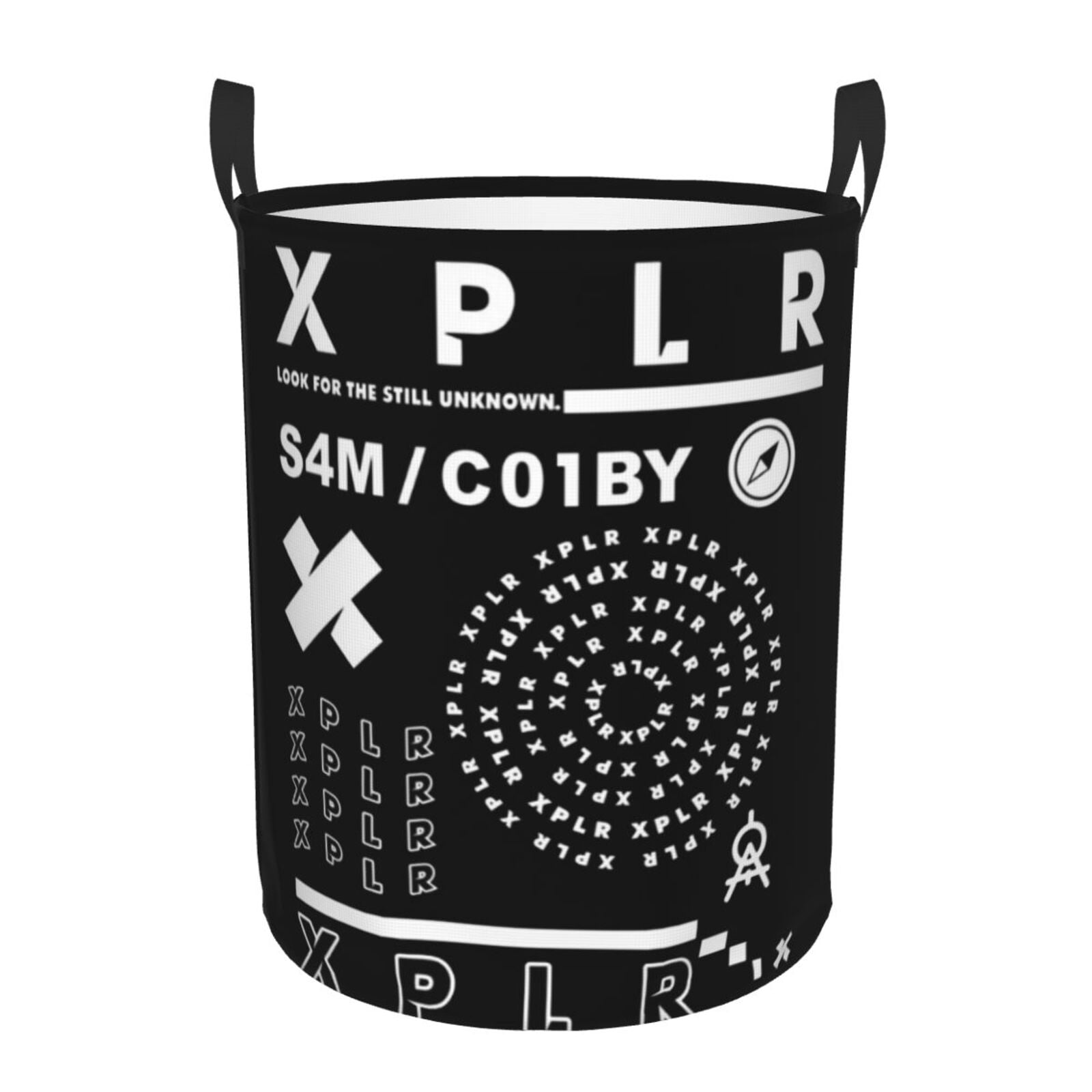Circular Hamper Sam and Colby XPLR With Handle Storage Basket Circular ...