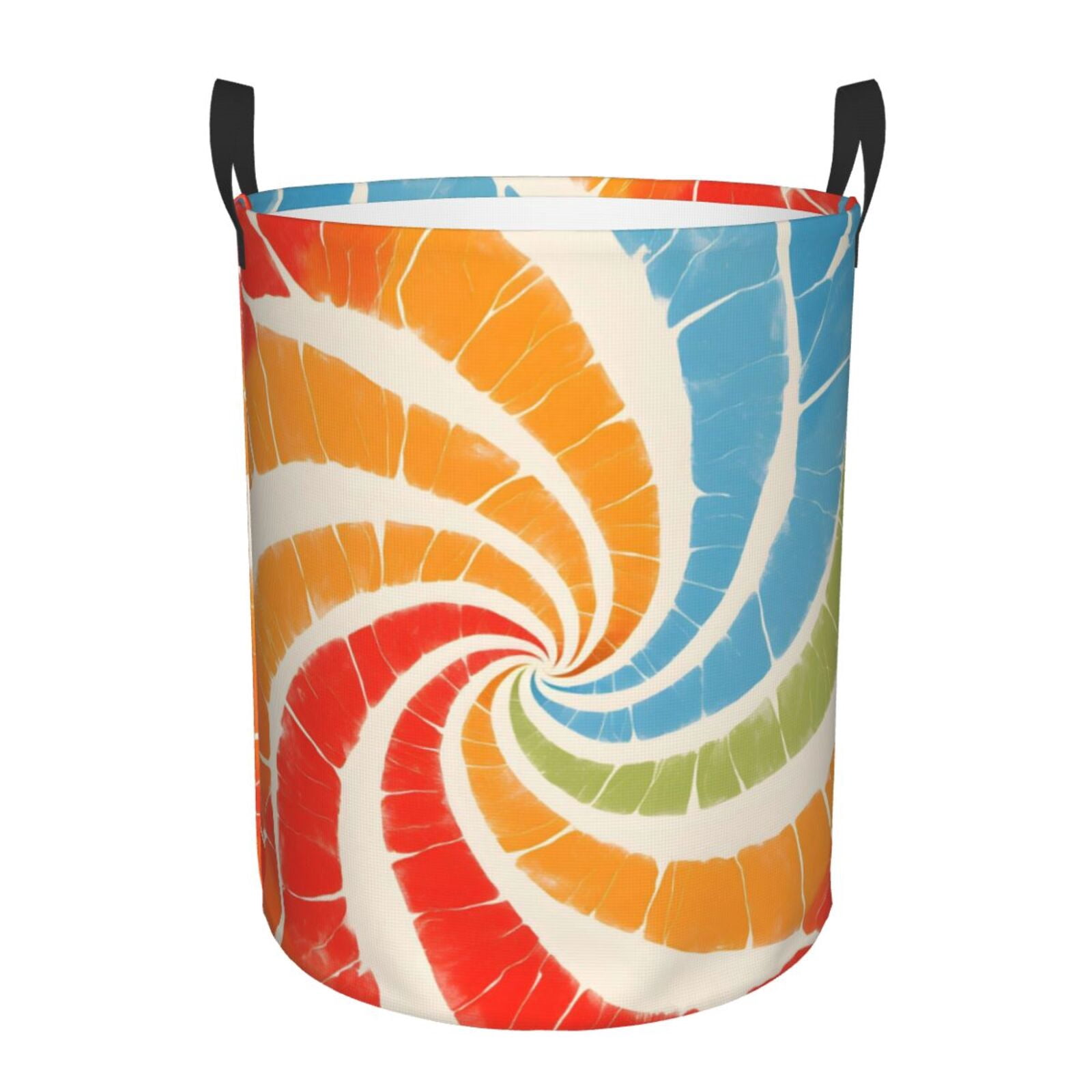 Circular Hamper Single Layer Laundry Basket Storage Basket Waterproof ...