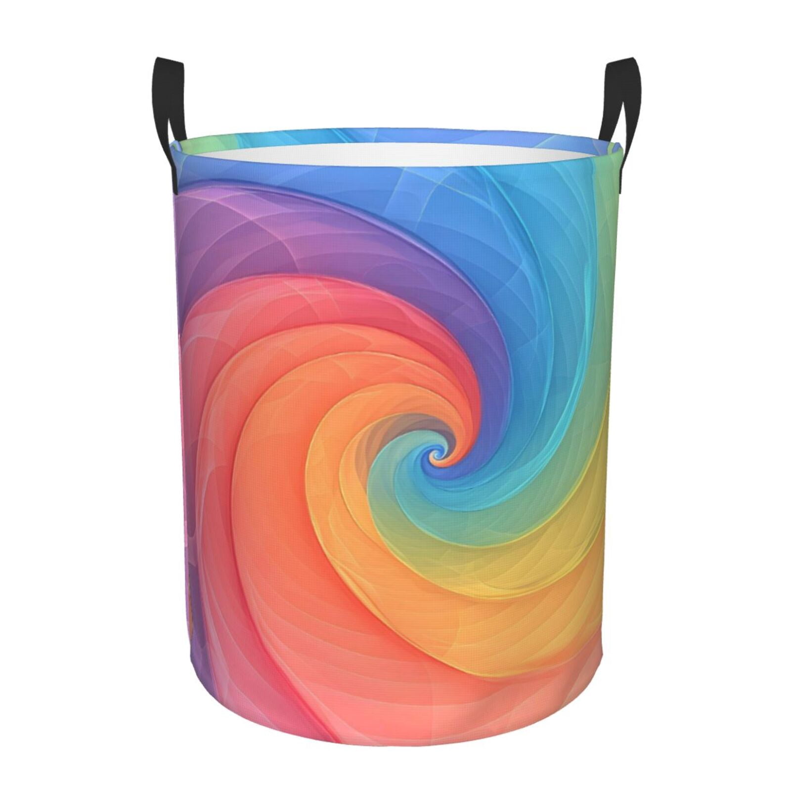 Circular Hamper Single Layer Laundry Basket Storage Basket Waterproof ...