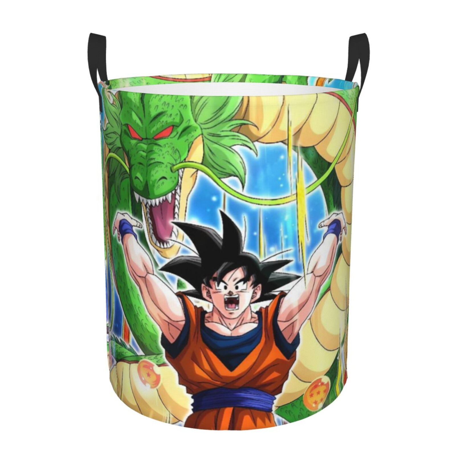 Circular Hamper with Handles Dragon Ball Laundry Basket Goku Dirty ...