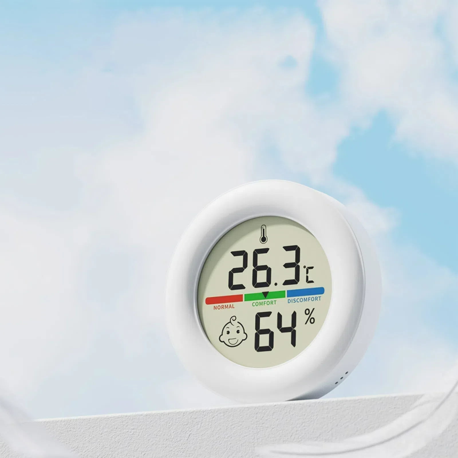 Circular High Precision Electronic Hygrograph Electronic Thermometers ...