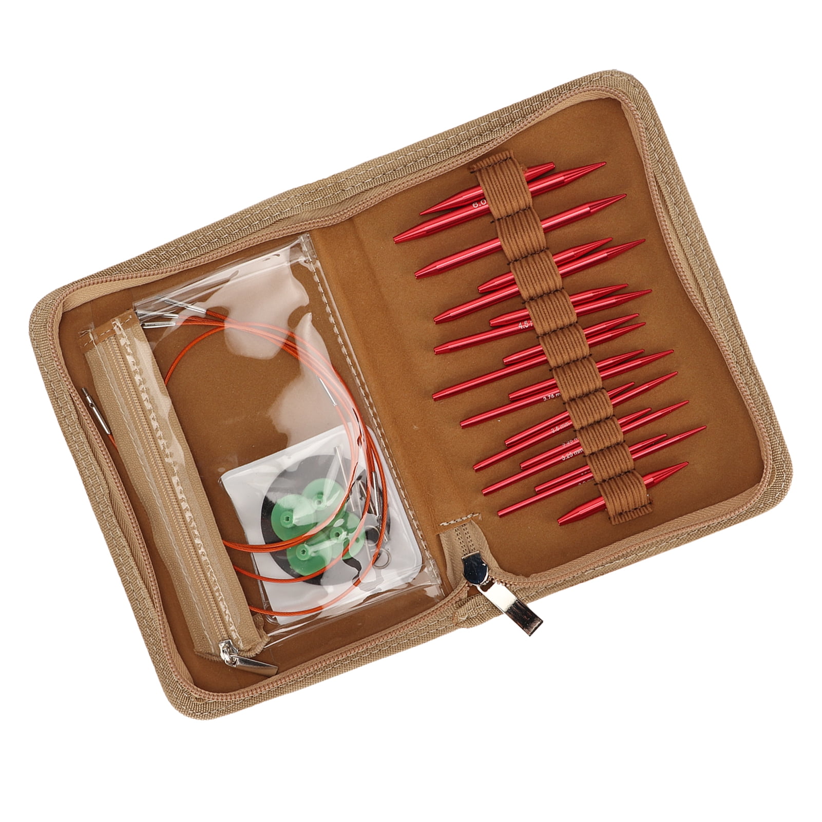 Circular Knitting Needle Set Aluminium 3 to 6mm Smoothing ...