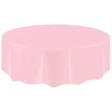 Circular Party Tablecloth Wipe Clean Cover for Kitchen Dining Bar Large ...