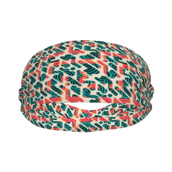 Circular Pattern Camouflage Sports Headbands for Men/Women Workout ...