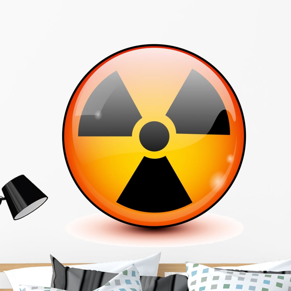 Circular Radioactive Symbol Wall Decal by Wallmonkeys Peel and Stick ...