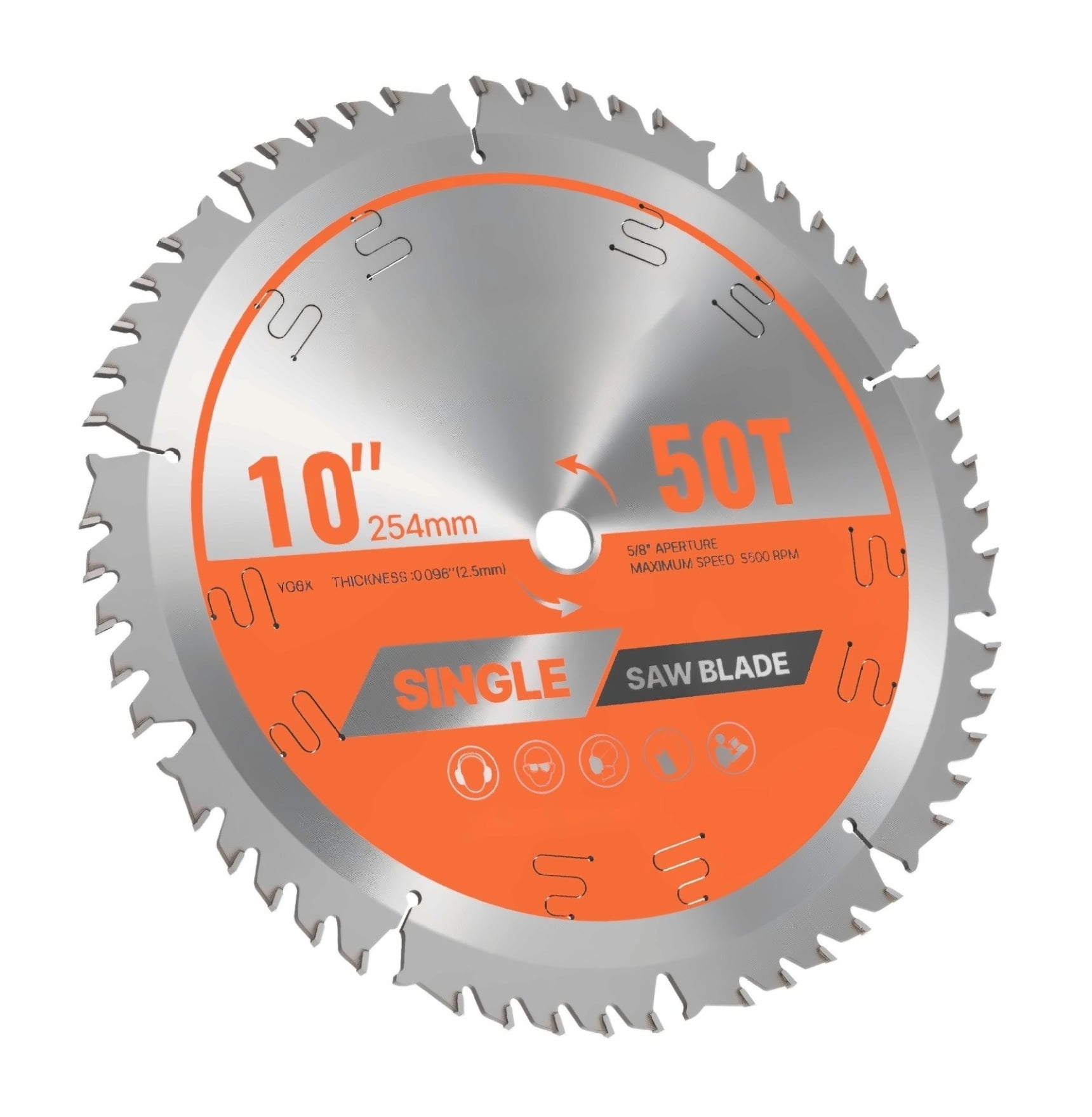 Circular Saw Blade 10 Inch 50 Teeth Wood Cutting Blade - Table Saw ...