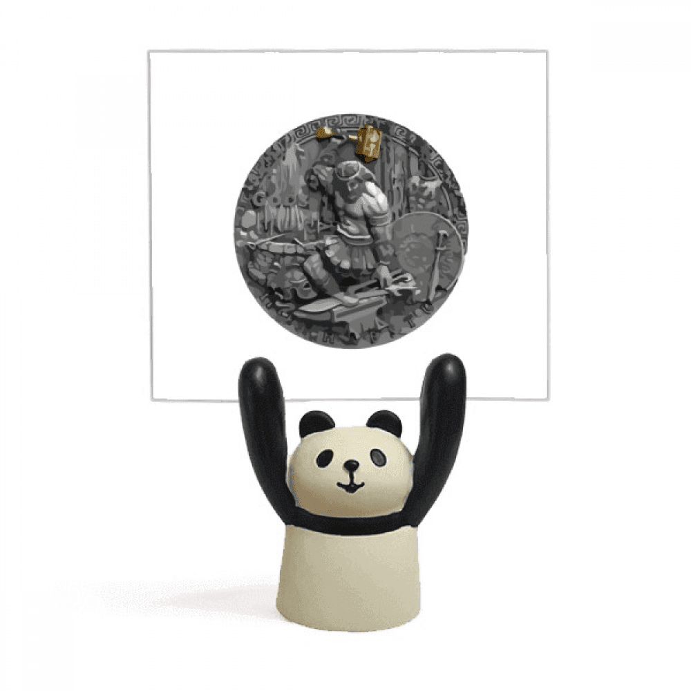 Circular Sculpture Myth Legend Deity Memo Holder Cartoon Animal Panda ...
