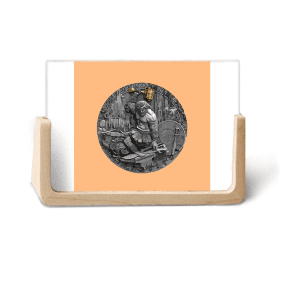 Circular Sculpture Myth Legend Deity Photo Wooden Photo Frame Tabletop ...