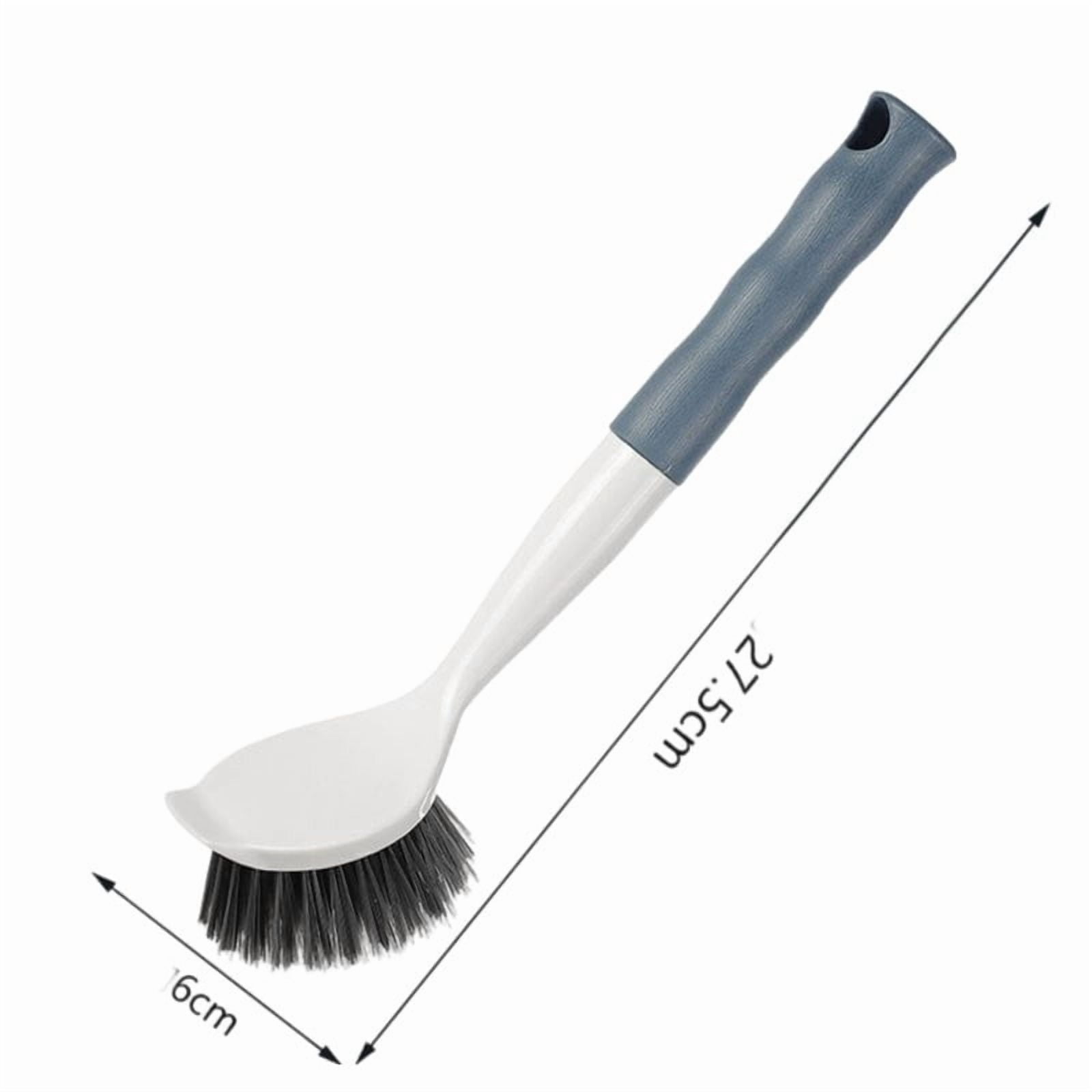 Circular Sink Brush with Handle for Kitchen Dishwashing - Non Greasy ...