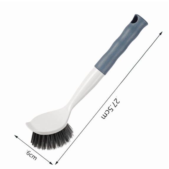 Circular Sink Brush with Handle for Kitchen Dishwashing - Non Greasy ...