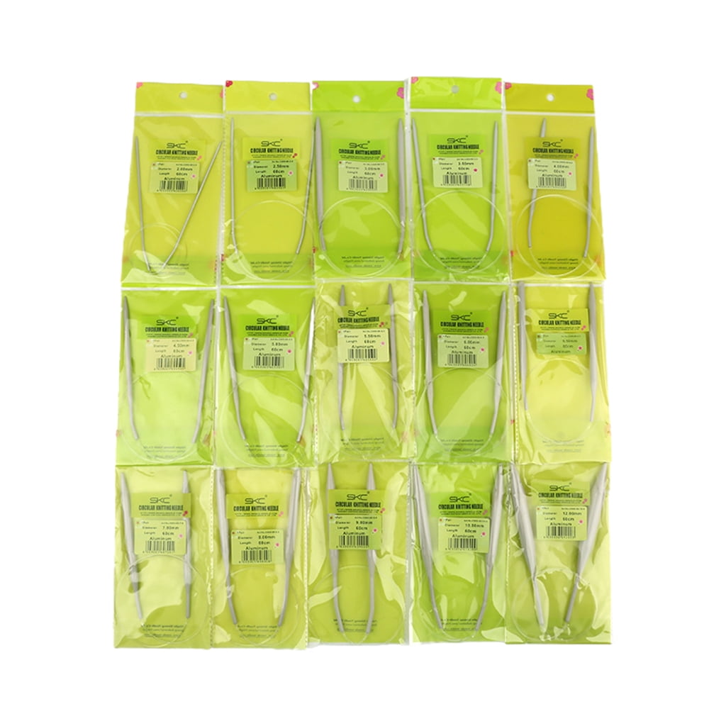 Circular Stainless Steel Knitting Needle with Loop, 3mm/4mm/5mm ...