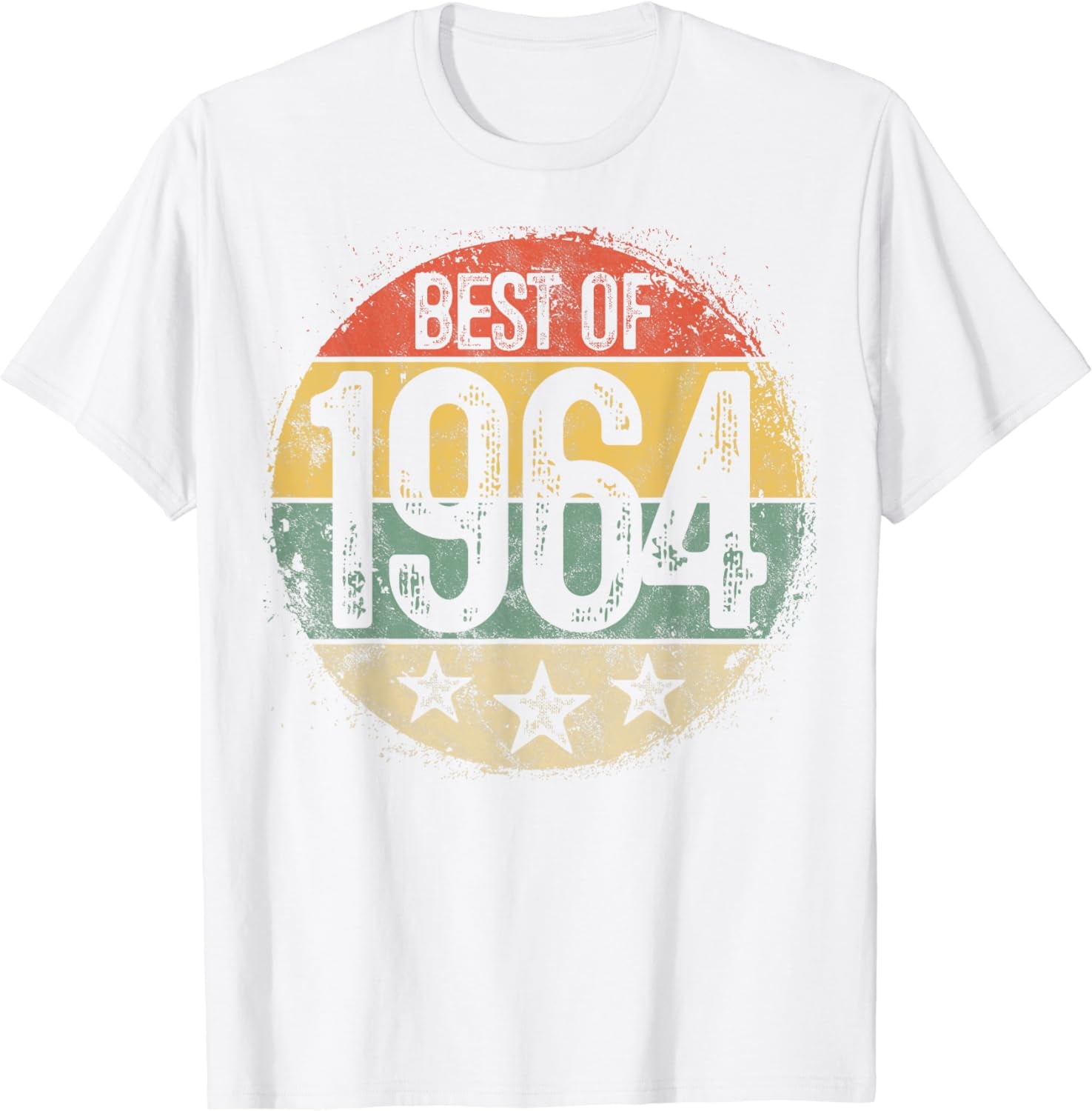 Circular Vintage Best of 1964 60 Year Old Gift 60th Birthday T-Shirt ...