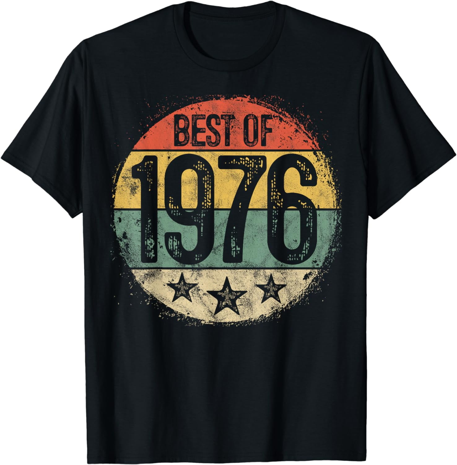 Circular Vintage Best of 1976 48 Year Old Gift 48th Birthday T-Shirt - Walmart.com