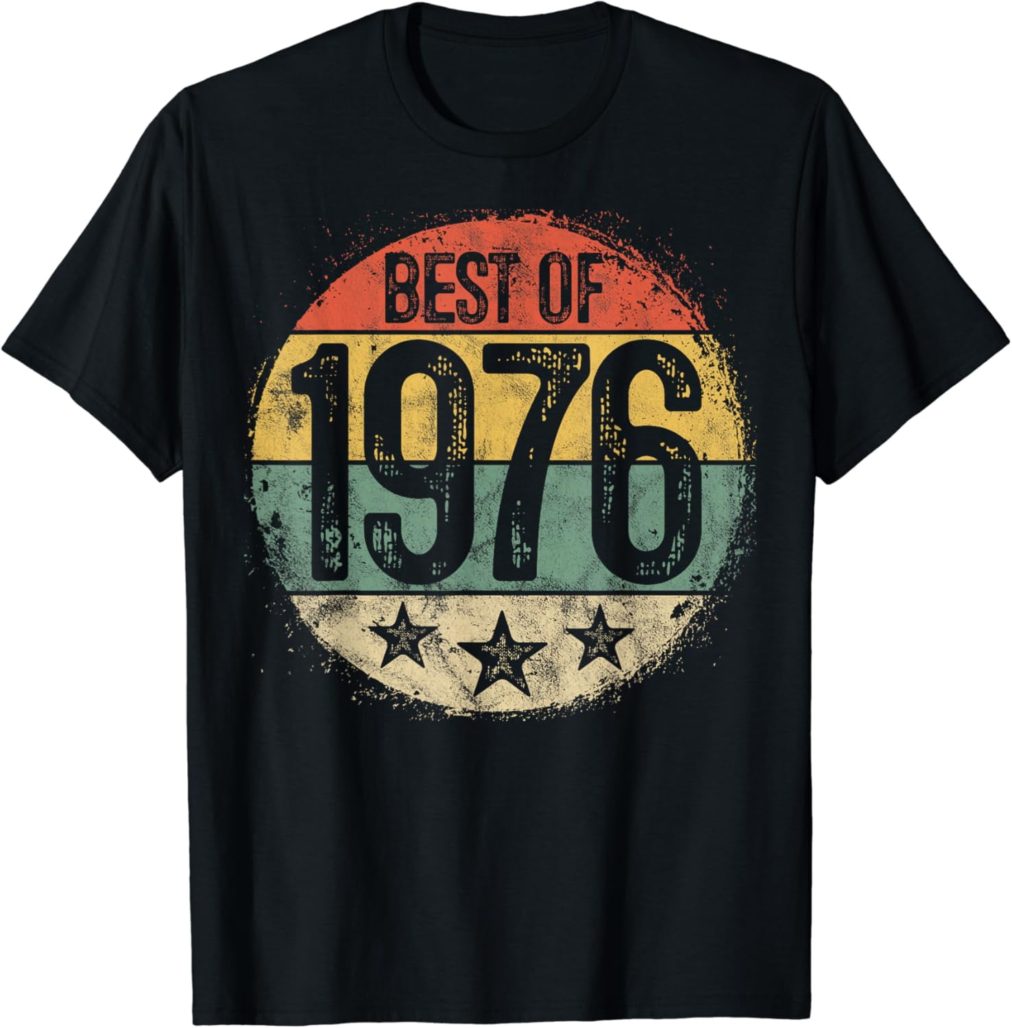 Circular Vintage Best of 1976 48 Year Old Gift 48th Birthday T-Shirt - Walmart.com