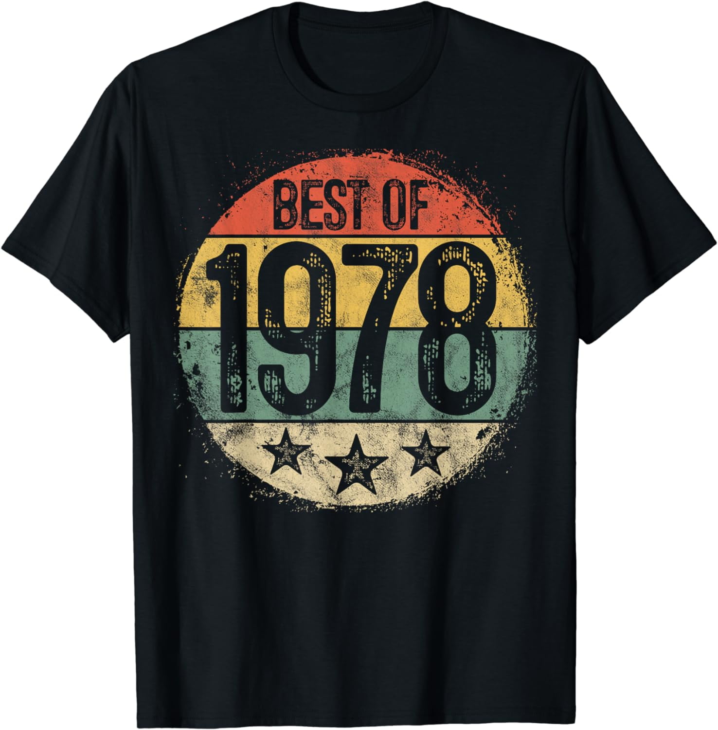 Circular Vintage Best of 1978 46 Year Old Gift 46th Birthday T-Shirt ...