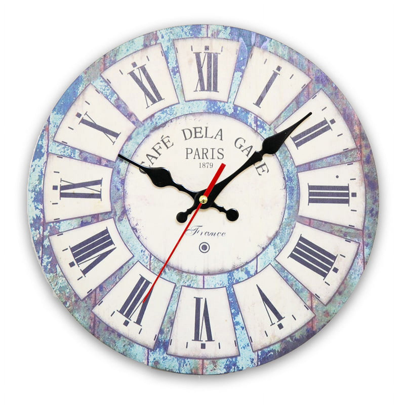 Circular wall clock, nostalgic and retro, European and American ...