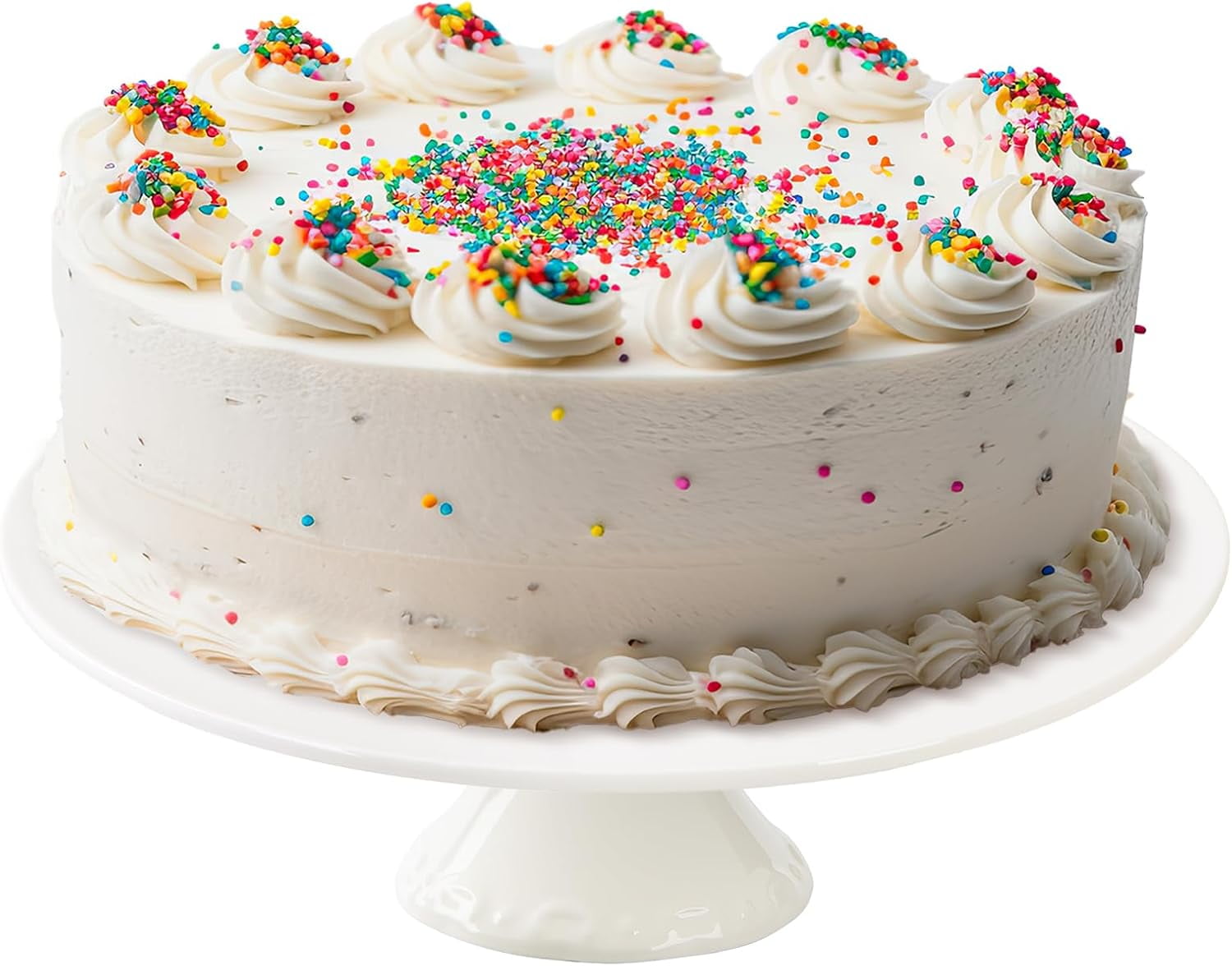 Circular white ceramic cake rack, decorative cupcake rack, dessert ...